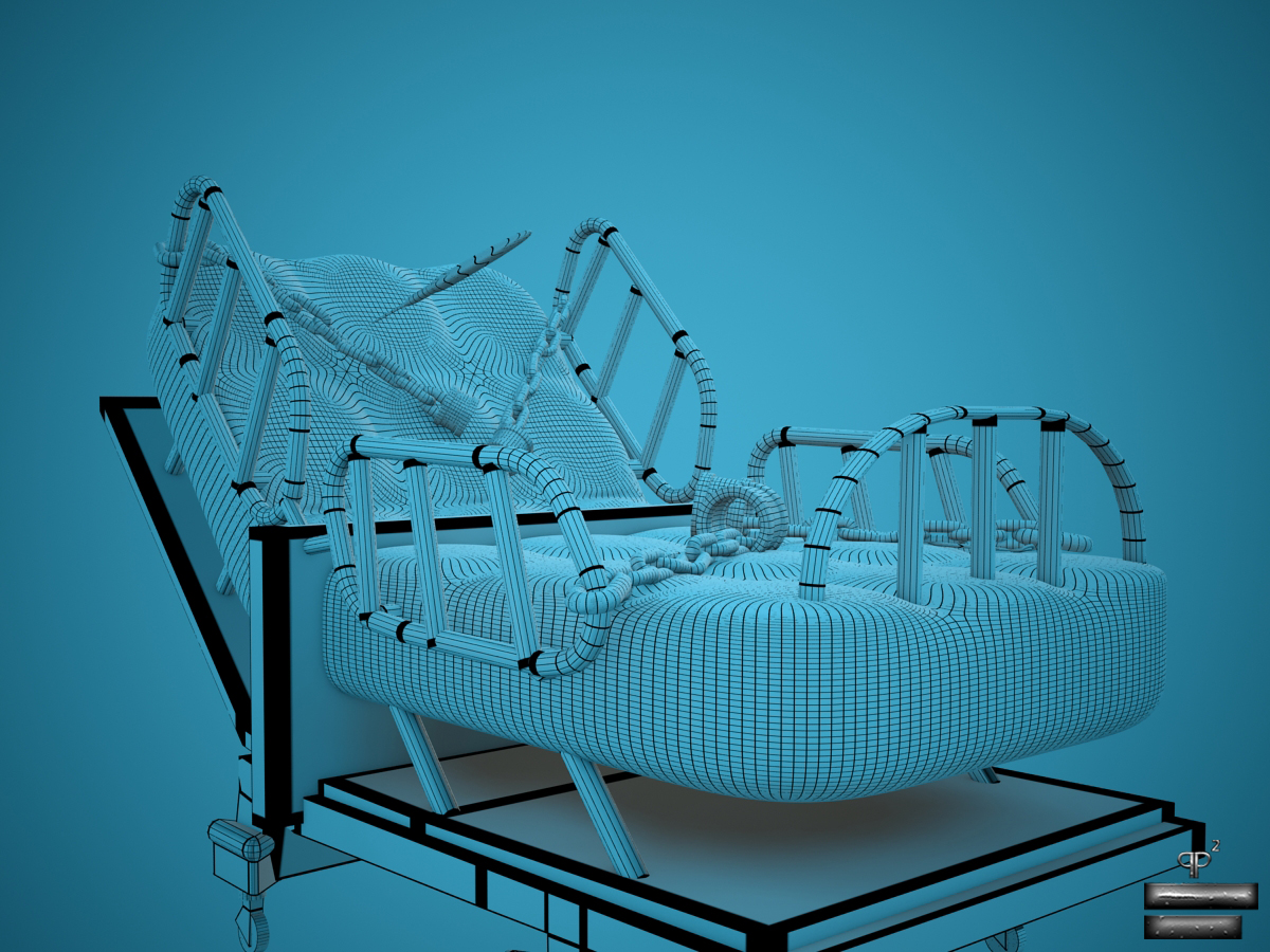 Horror Hospital Bed by Paul Phillips at Coroflot.com