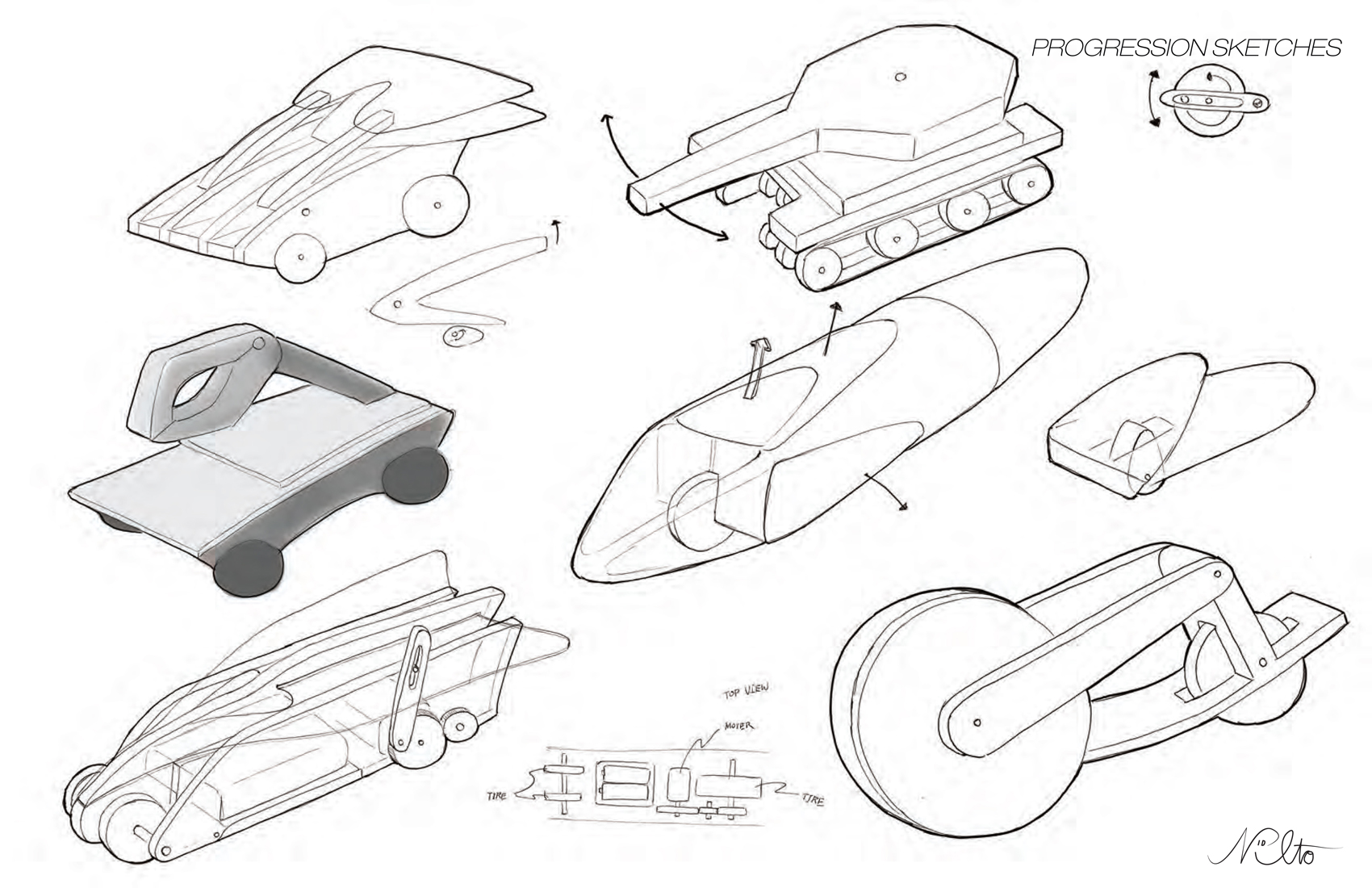 Flat Pack Acrylic Toy Car by Nozomu Ito at Coroflot.com