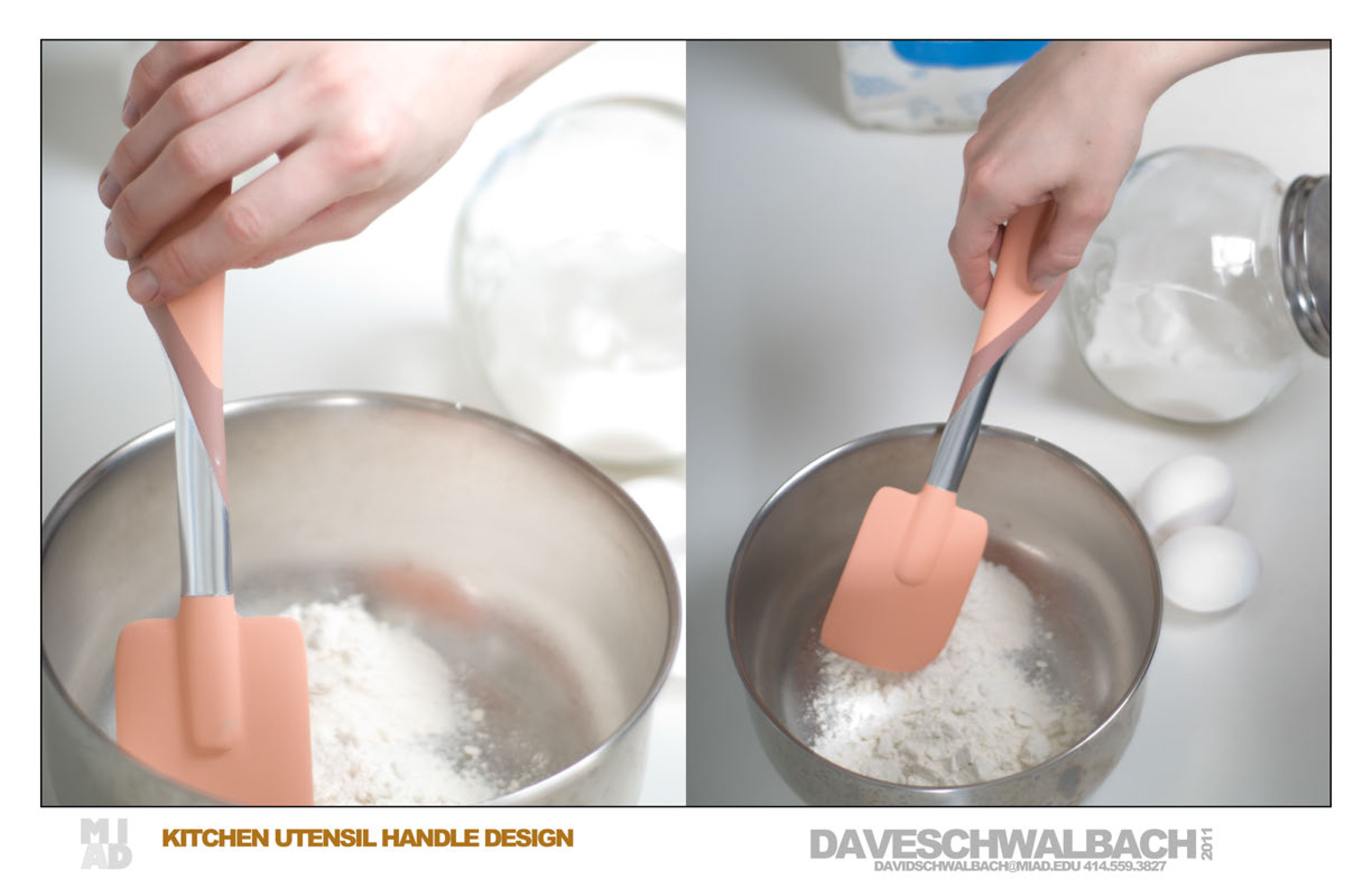 Kitchen Utensil Handle Design by David Schwalbach at Coroflot.com