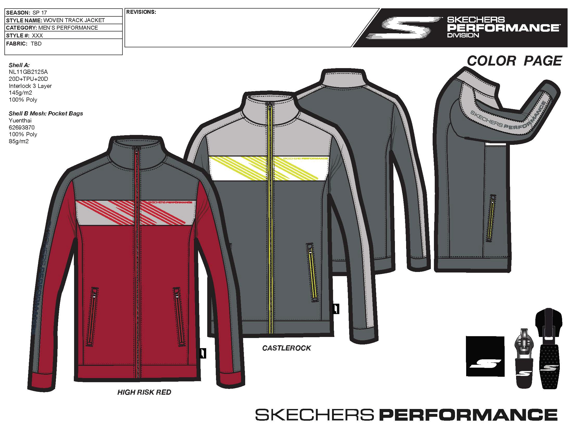 Technical Design - Track Jacket Tech Pack by James Webster at Coroflot.com