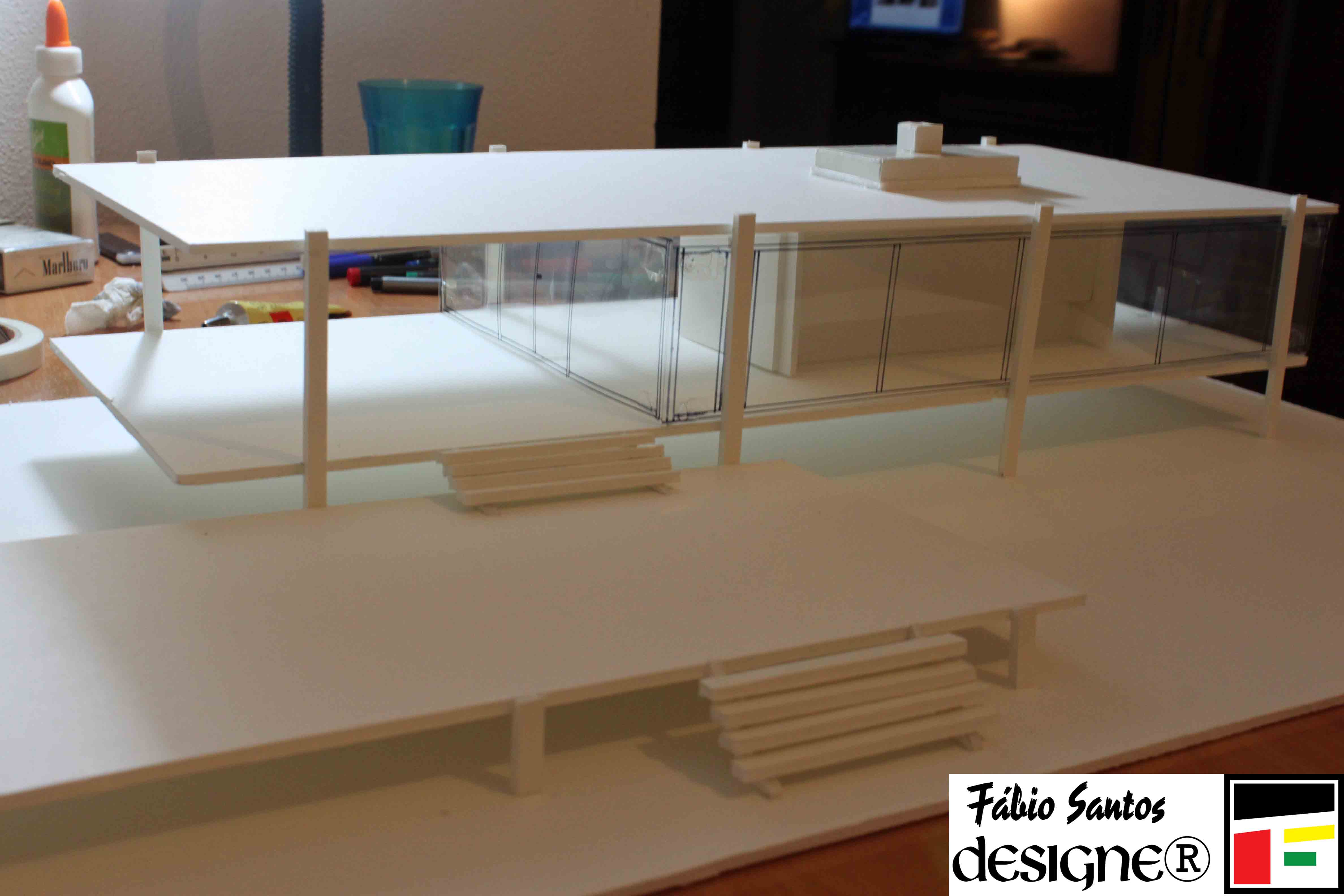 House Model -Farnsworth- Maquetas by Fabio Santos at Coroflot.com