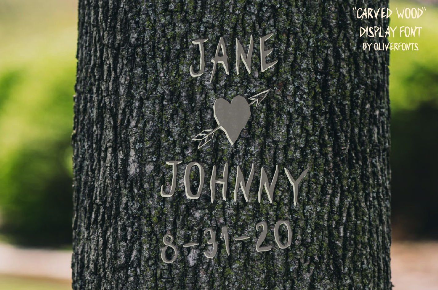 CARVED WOOD Font by Keith Oliver by keith c. oliver at Coroflot.com