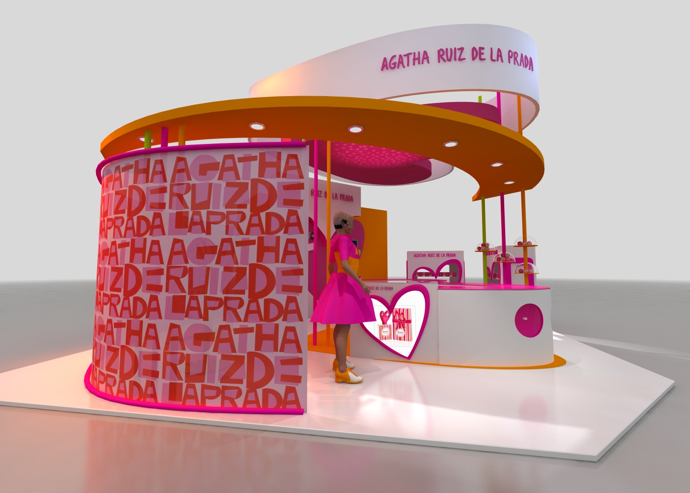 AGATHA RUIZ DE LA PRADA STAND by Julieta Iele at Coroflot.com