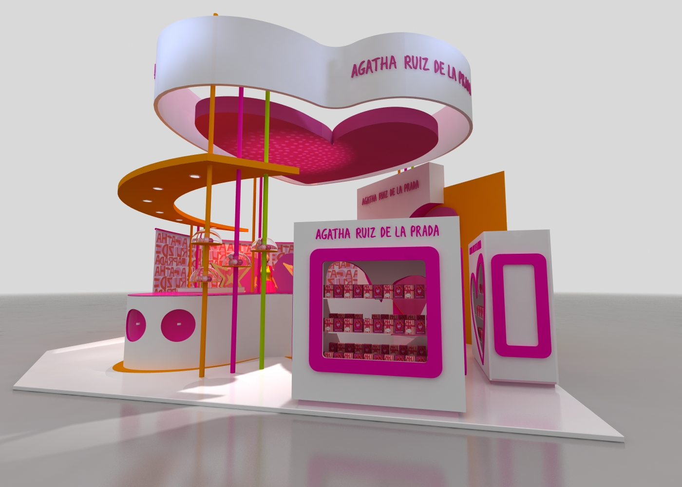 AGATHA RUIZ DE LA PRADA STAND by Julieta Iele at Coroflot.com