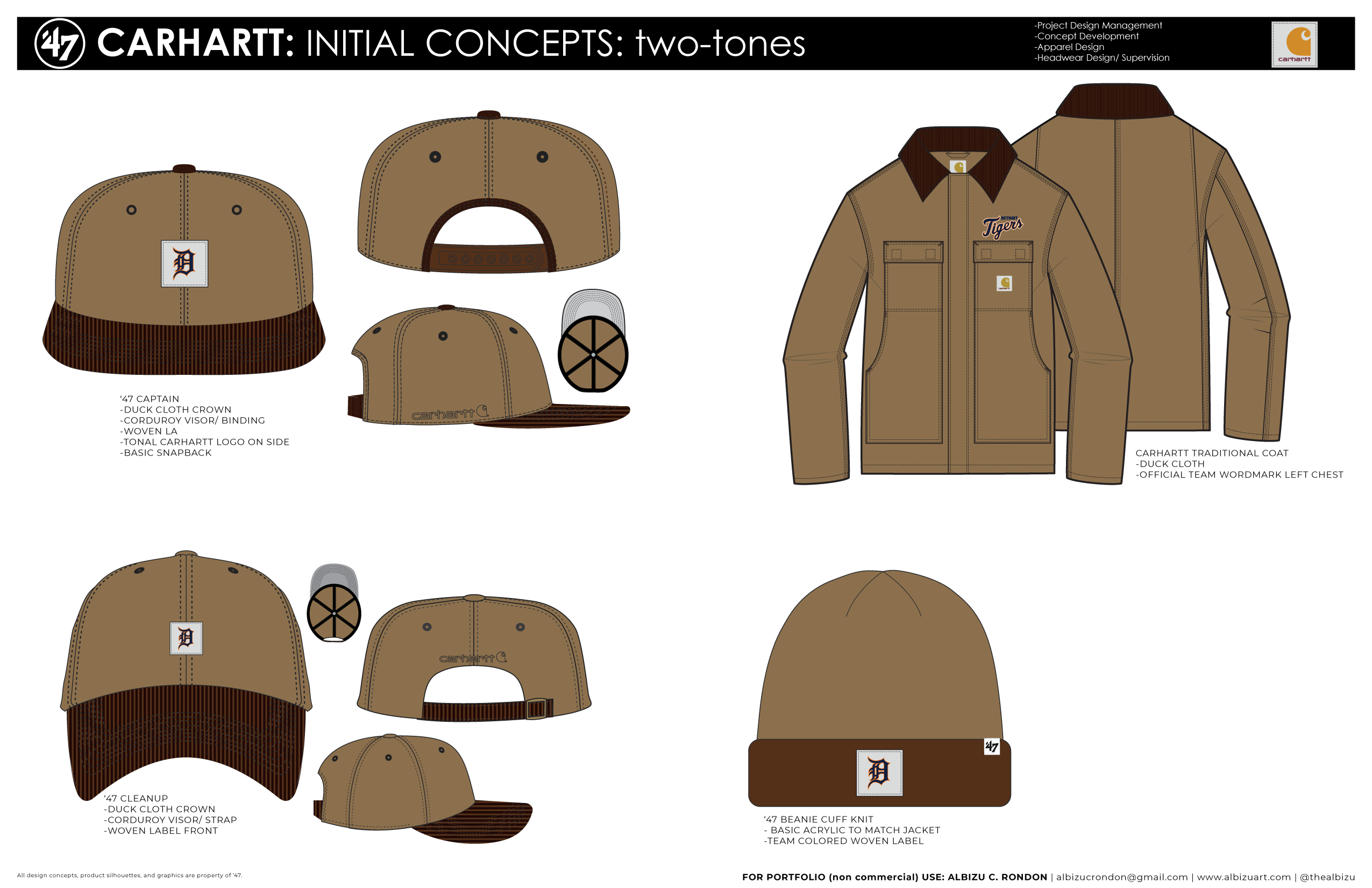 '47 x CARHARTT COLLABORATION: Out Root Out Work by Albizu Clemente ...