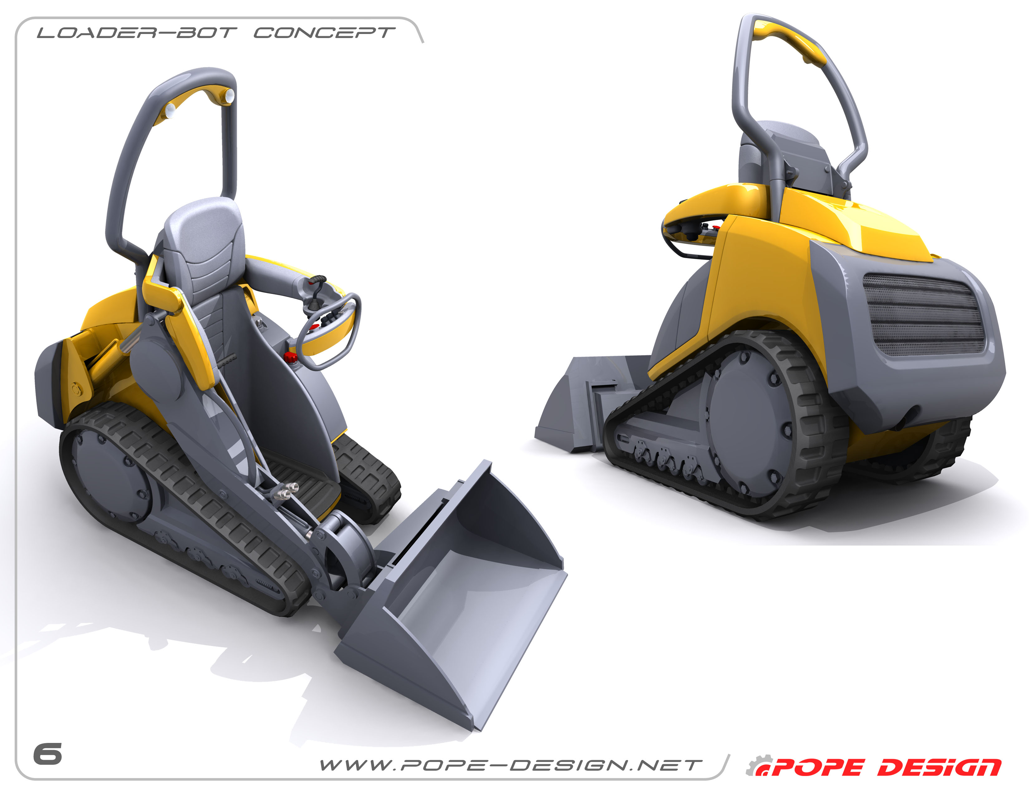 Loader-Bot by Jon Pope at Coroflot.com