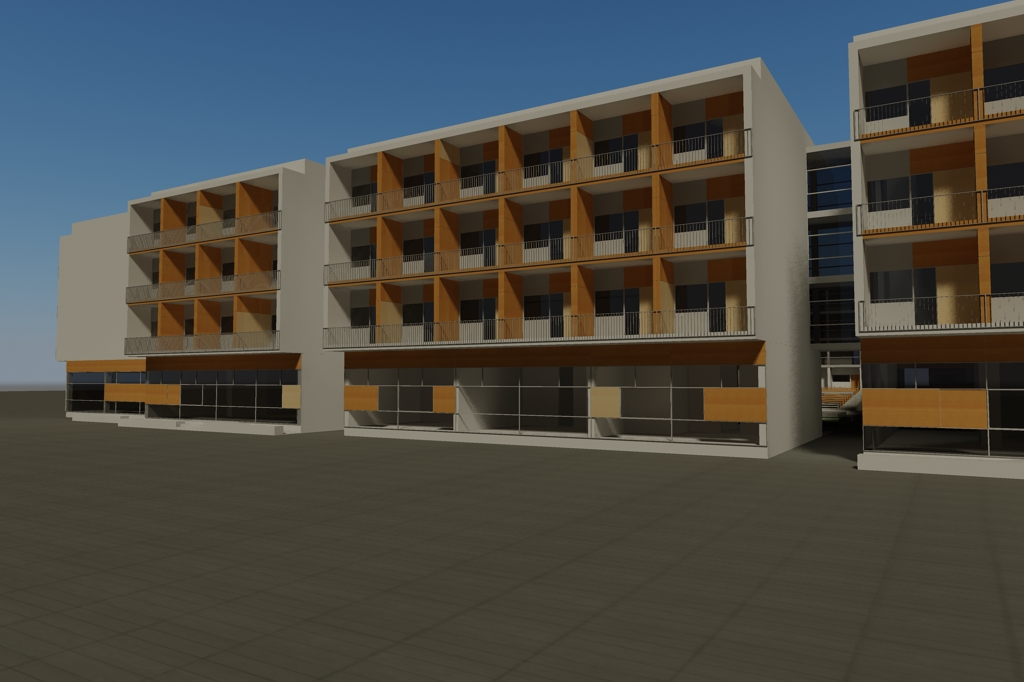 Student dormitory design by Aleksandar Jovanovic at Coroflot.com