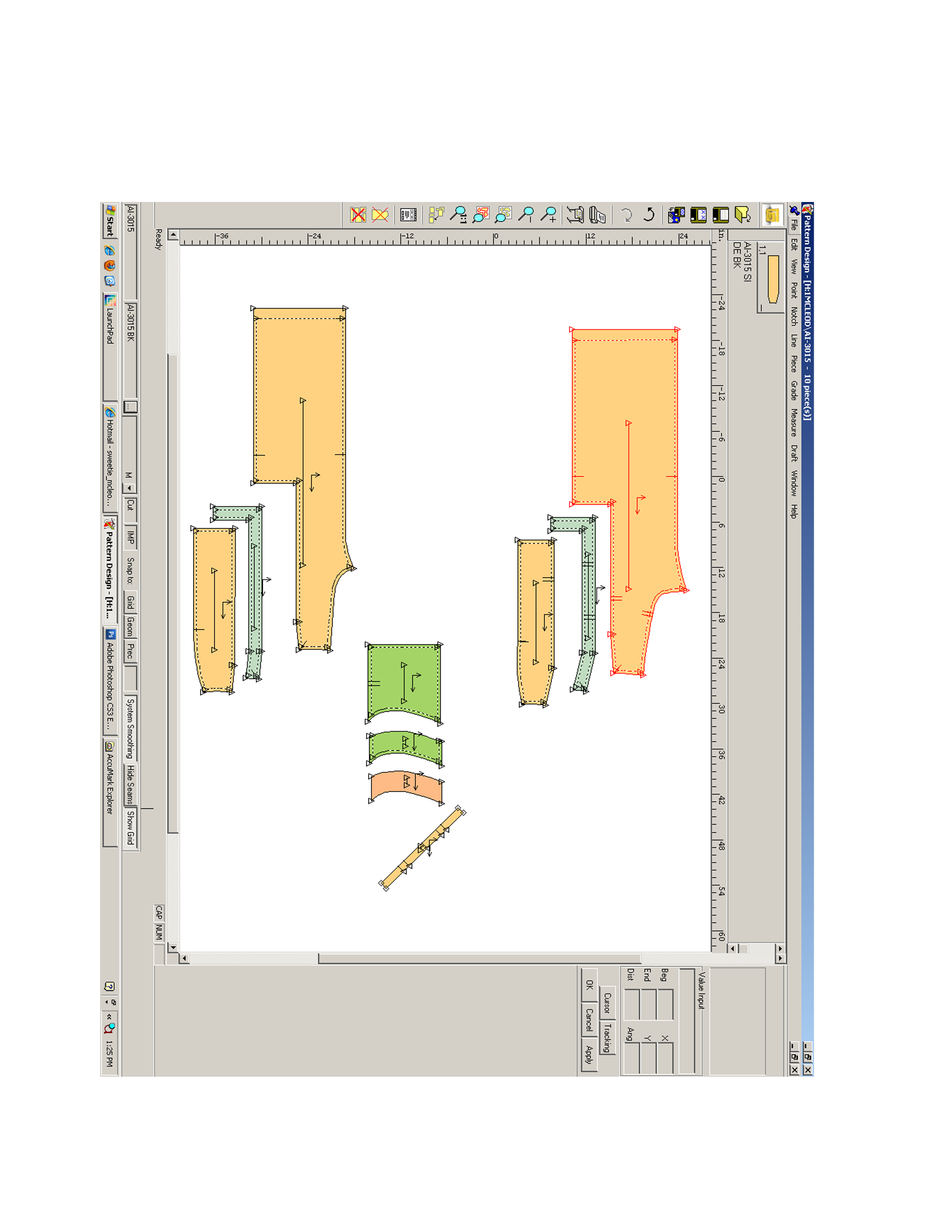 Gerber 8 Pattern Making by Lisa Varner (McLeod) at Coroflot.com