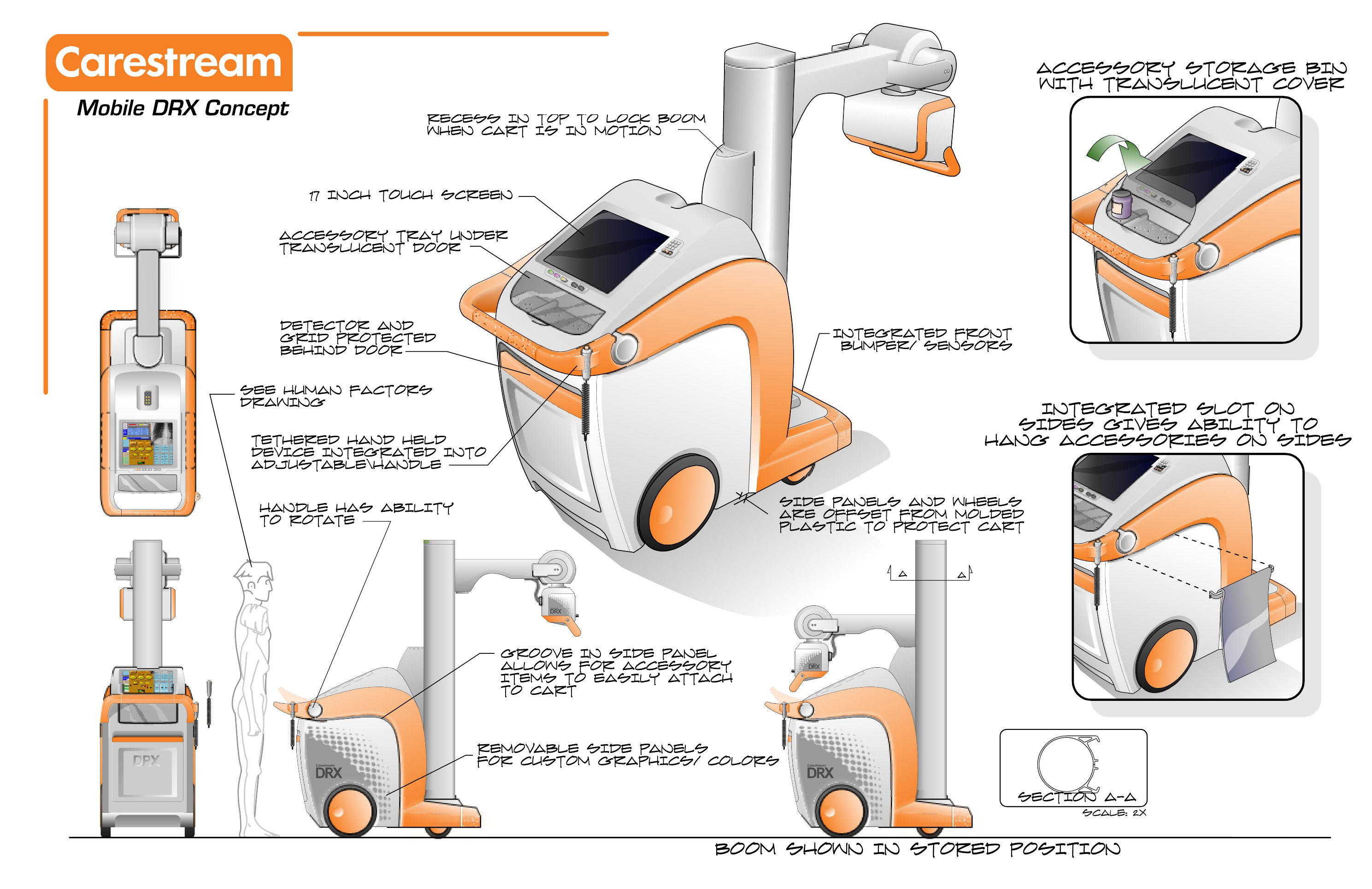 Carestream Mobile X-Ray Cart by Craig Hofmann at Coroflot.com