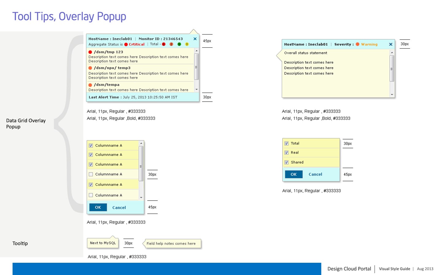Visual Design & Style Guide Design Specification by Rahul Madhekar at ...