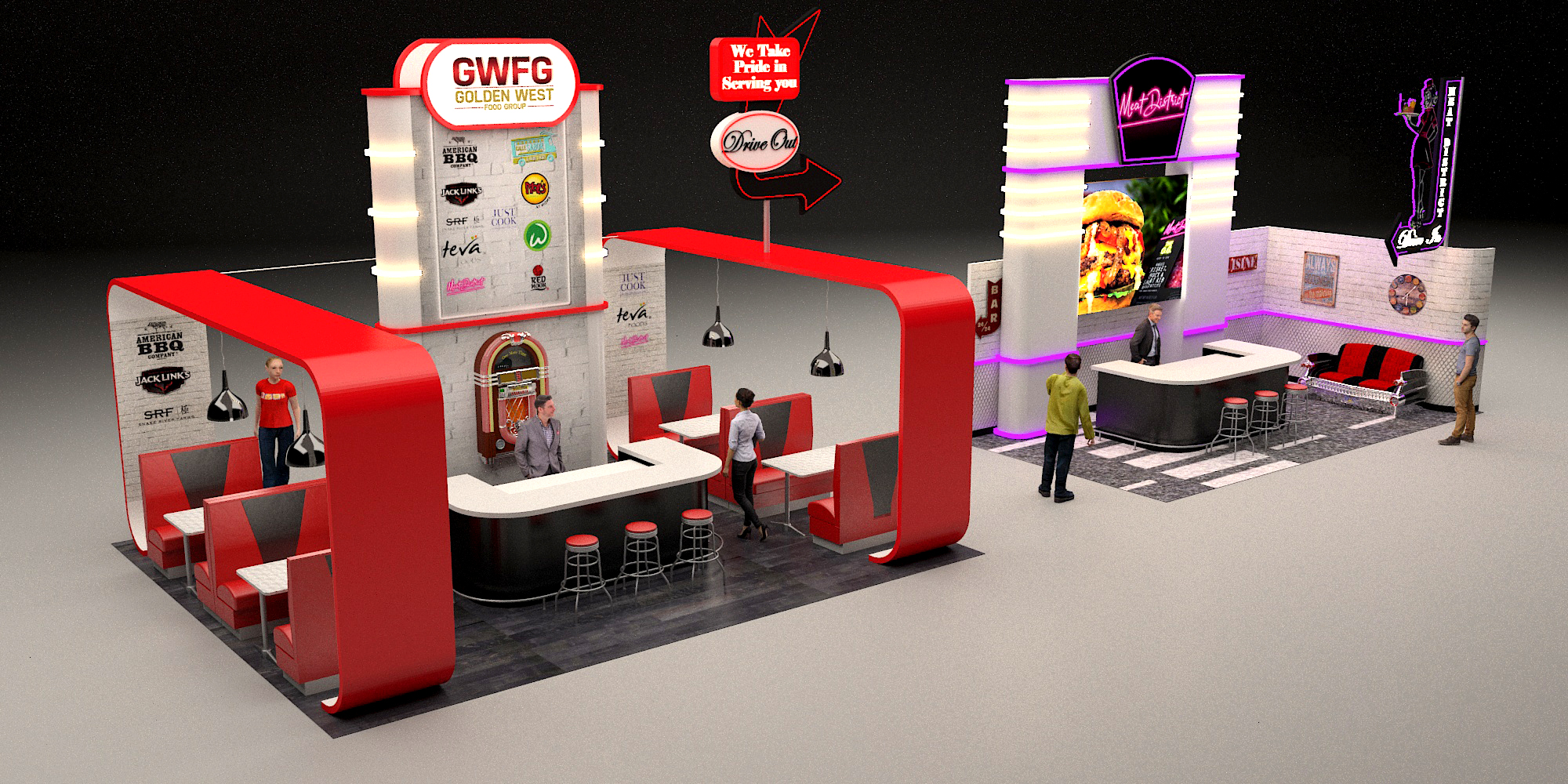 Booths Concepts by Oscar Mel Lopez at Coroflot.com