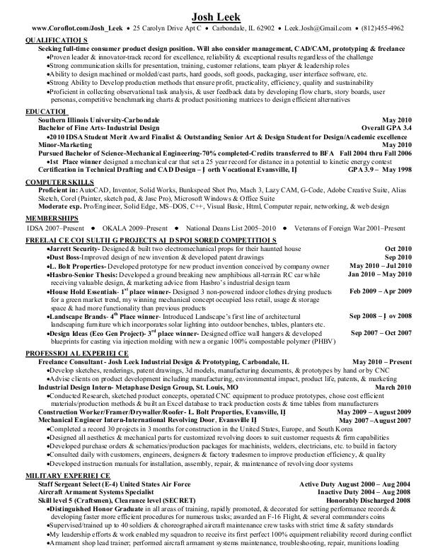 An upload by Joshua Leek on Coroflot: to the project Portfolios CLICK ...