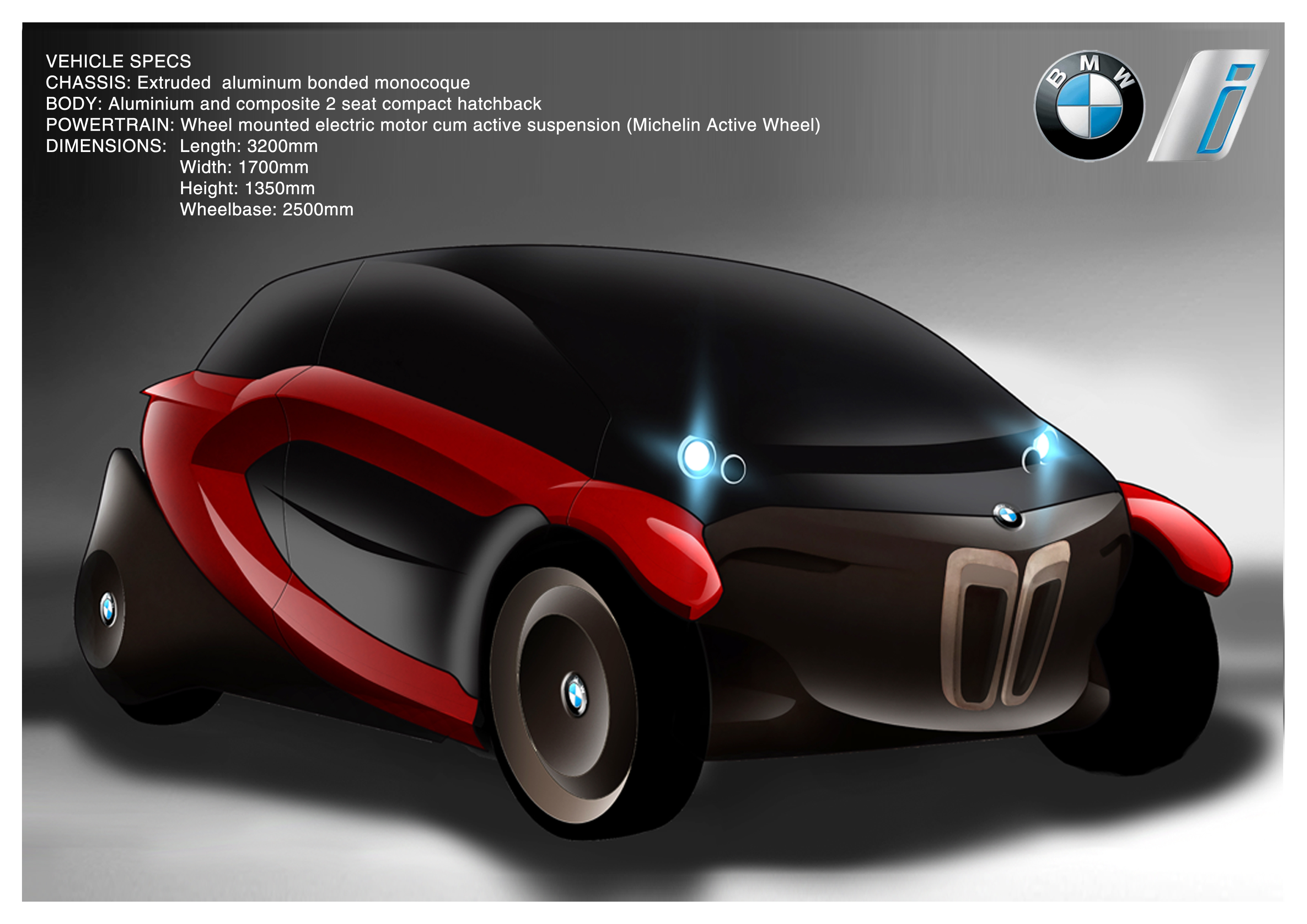BMW i0 - All electric compact city car by Tushar Amin at Coroflot.com