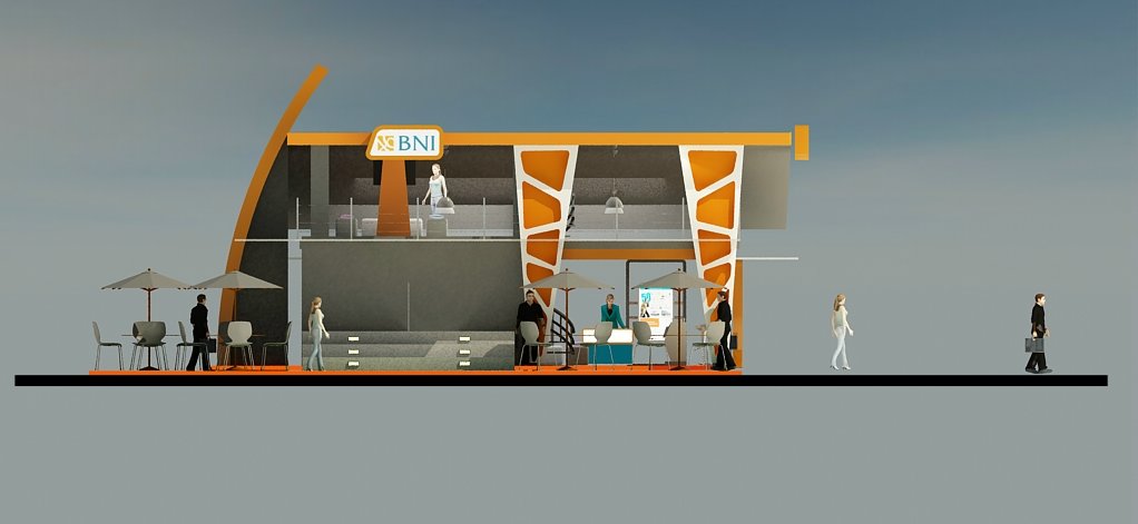BNI BOOTH AT JAVA JAZZ 2013 by Rafiq Ahmad at Coroflot.com