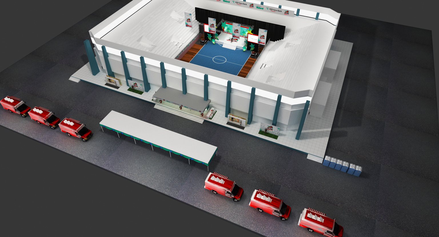 HANA BANK At Basket hall Senayan 2015 by Rafiq Ahmad at Coroflot.com