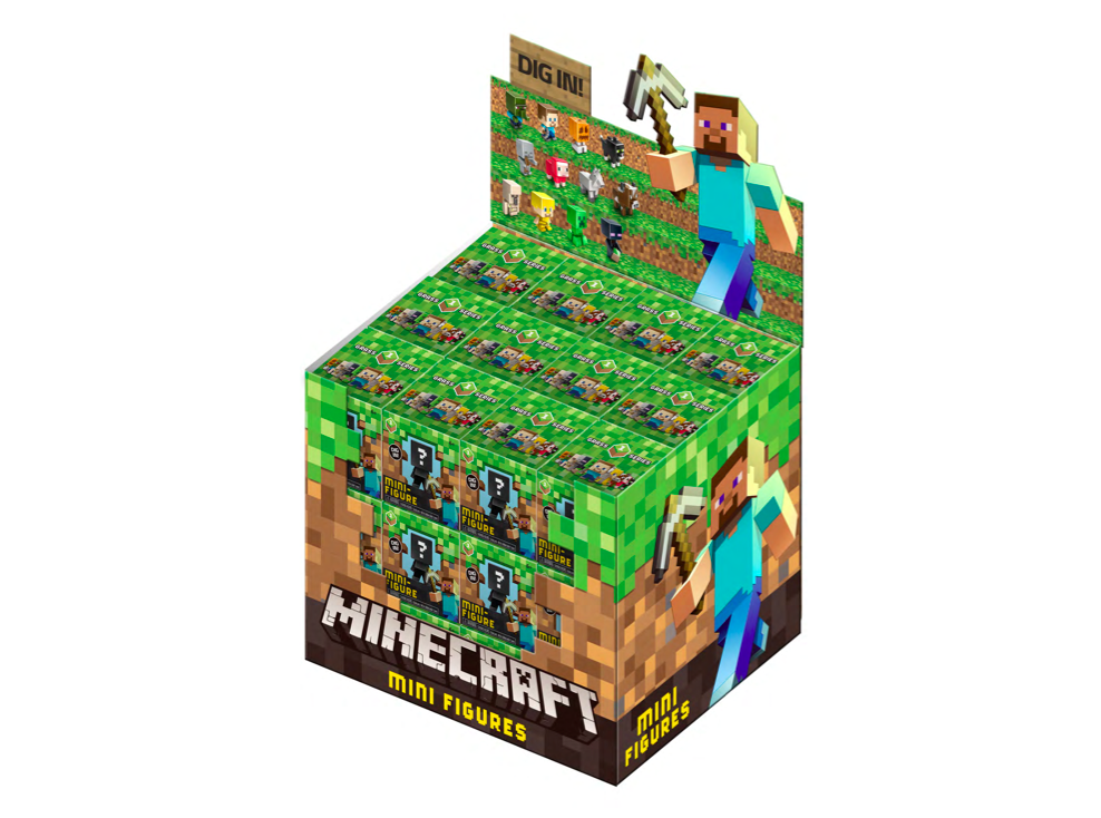 Mattel Minecraft Mini-Figures: Grass Series Packaging by David Tucker ...