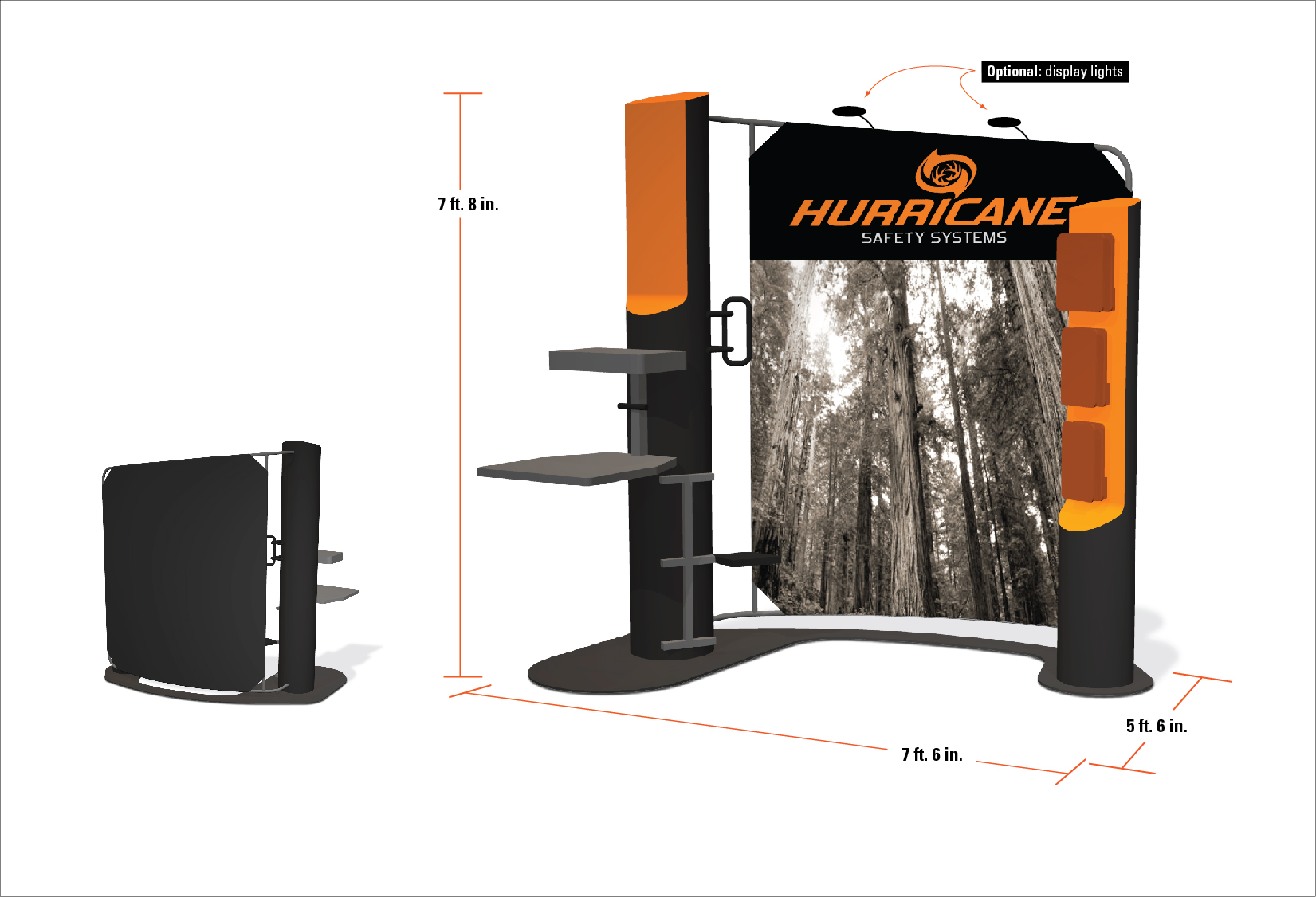 Hurricane Safety System Trade Show Booth by Greg Dimitroff at Coroflot.com