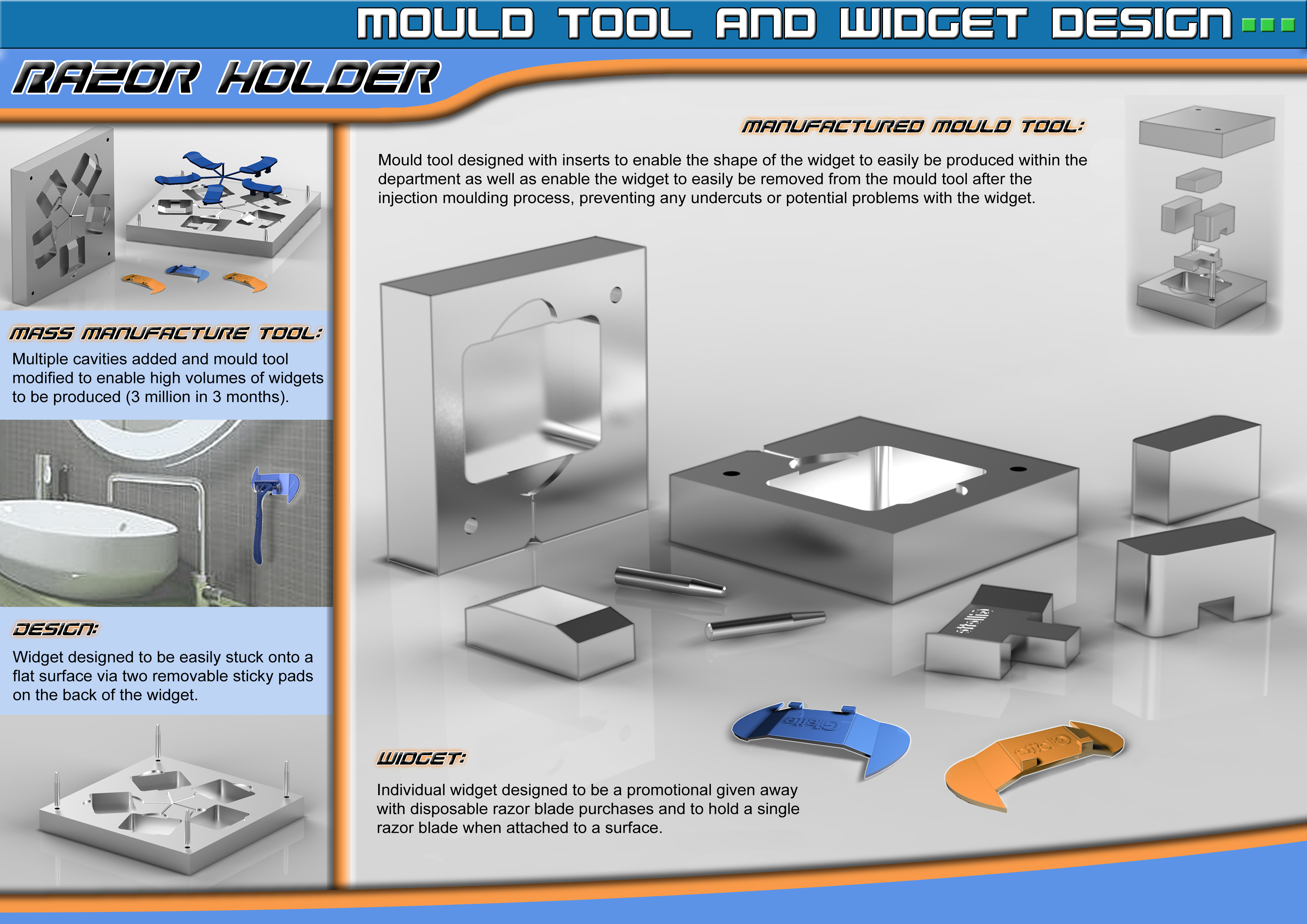 Injection Moulding Project by Dan Kidwell at Coroflot.com