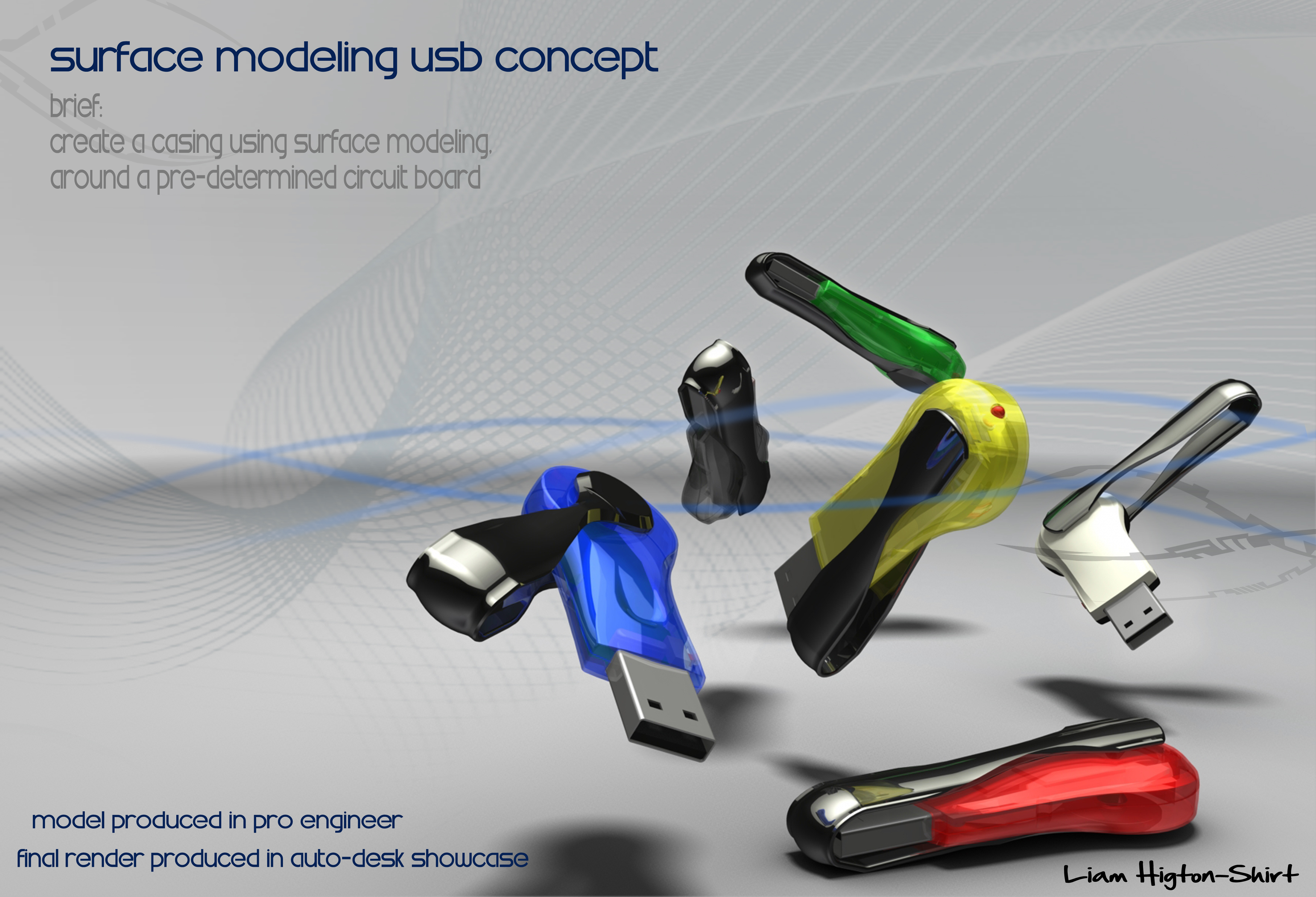 USB Design by Liam Shirt at Coroflot.com