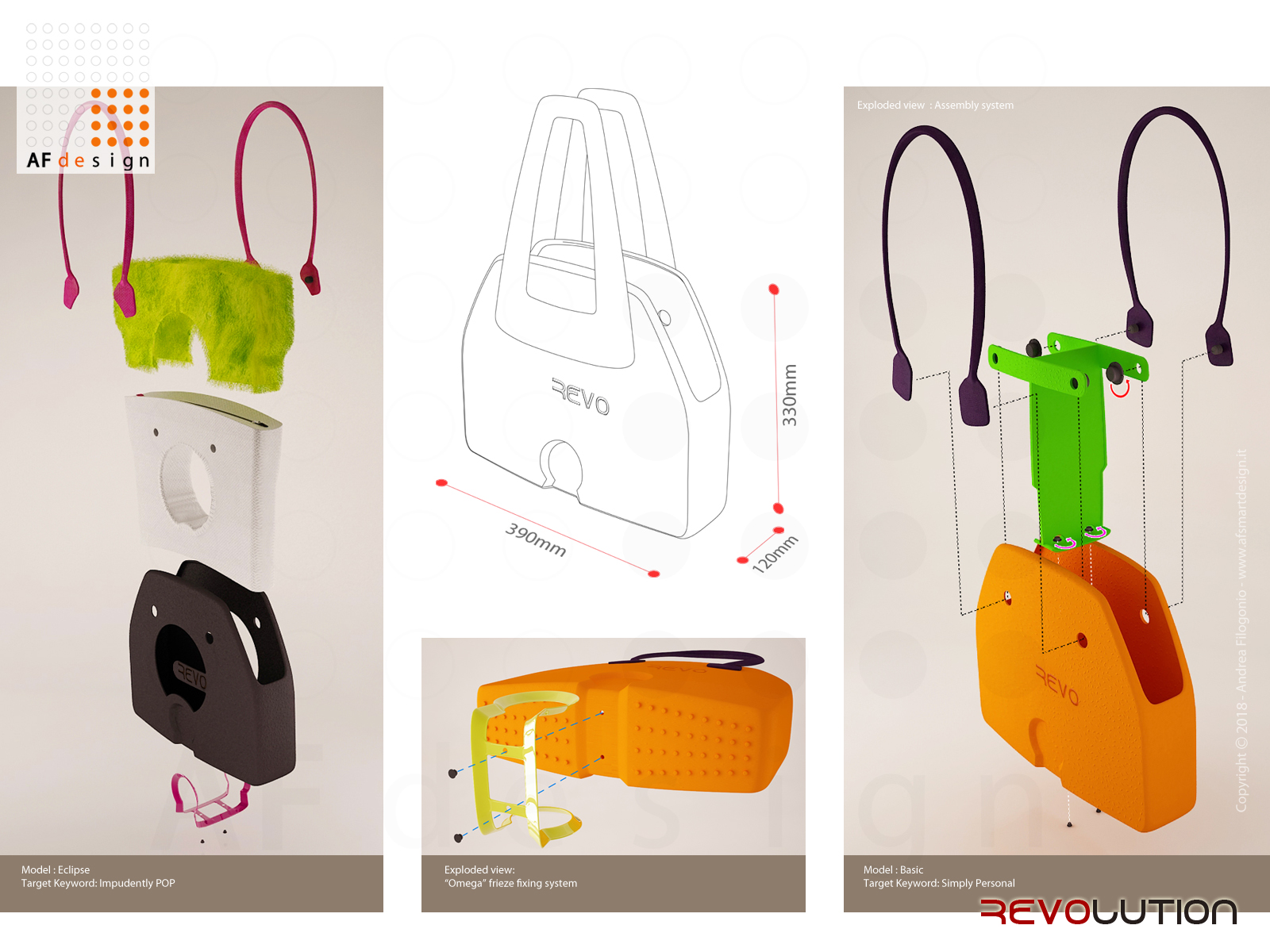 REVOLUTION 3D PRINTED BAG by Andrea Filogonio at Coroflot.com