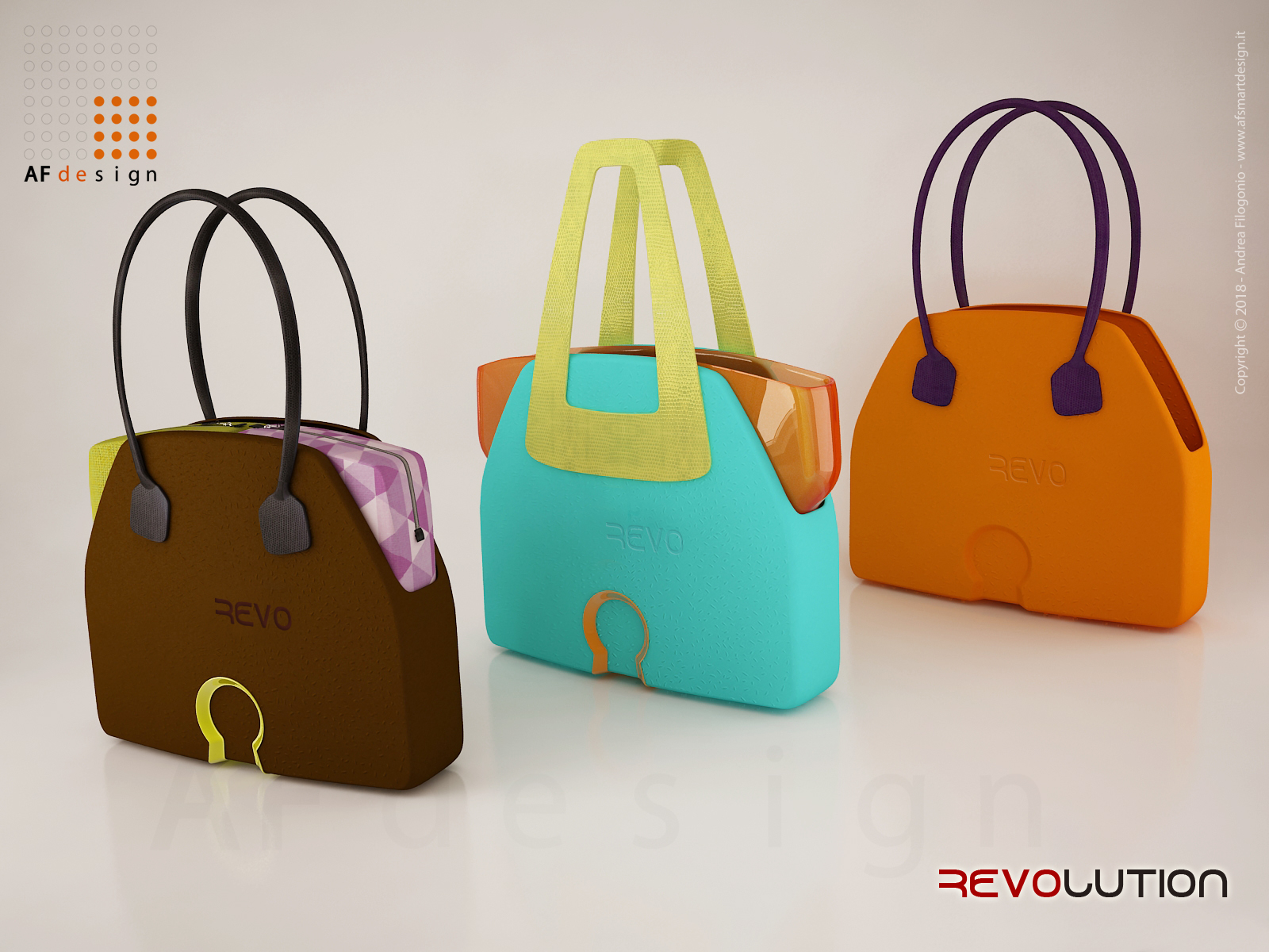REVOLUTION 3D PRINTED BAG by Andrea Filogonio at Coroflot.com