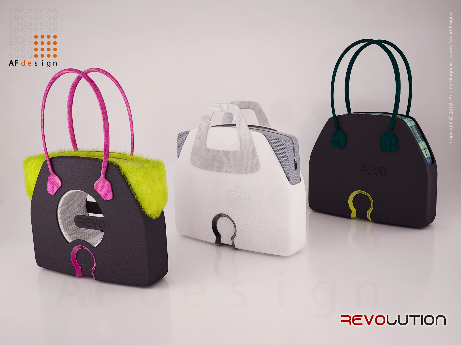 REVOLUTION 3D PRINTED BAG by Andrea Filogonio at Coroflot.com