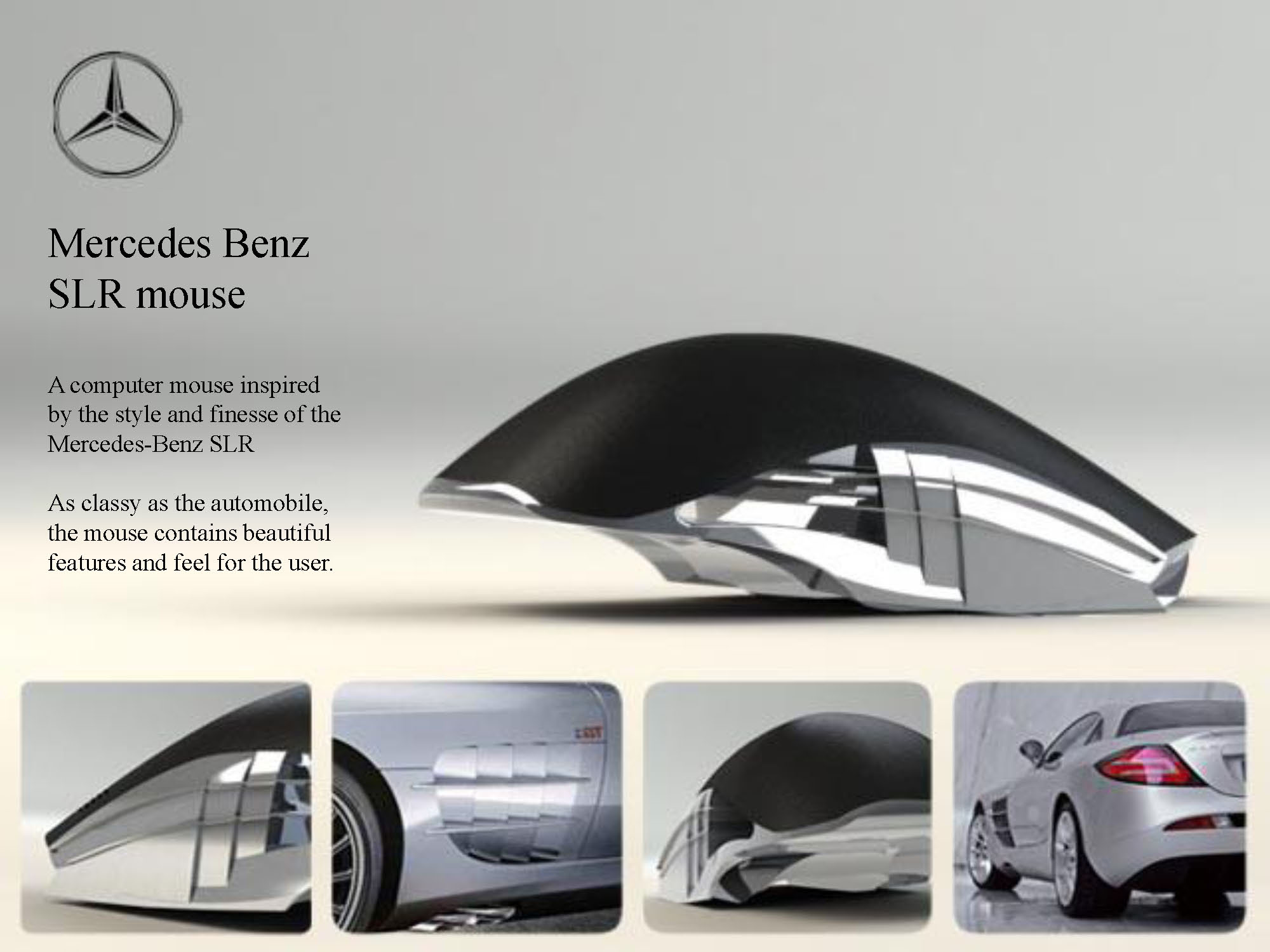 Mercedes-Benz SLR Mouse by Chirag Mistry at Coroflot.com