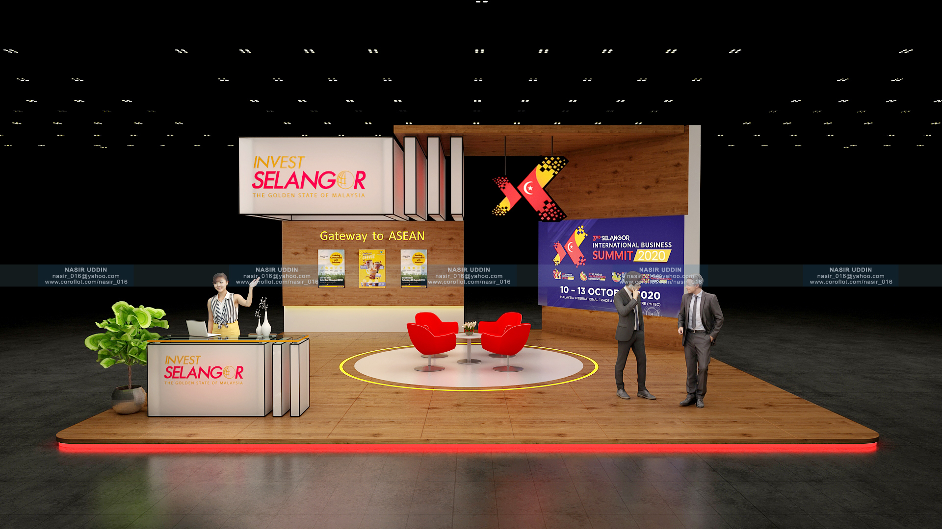 Virtual booth-2020 by Nasir Uddin at Coroflot.com