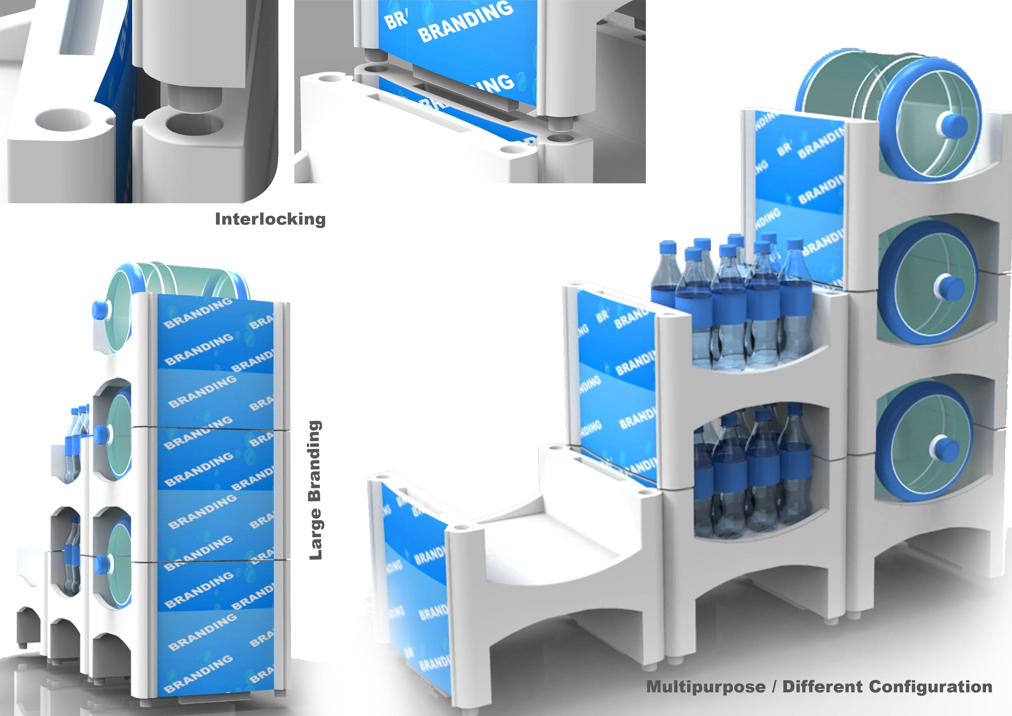 Bottle Display Solution by Atul Singh at Coroflot.com