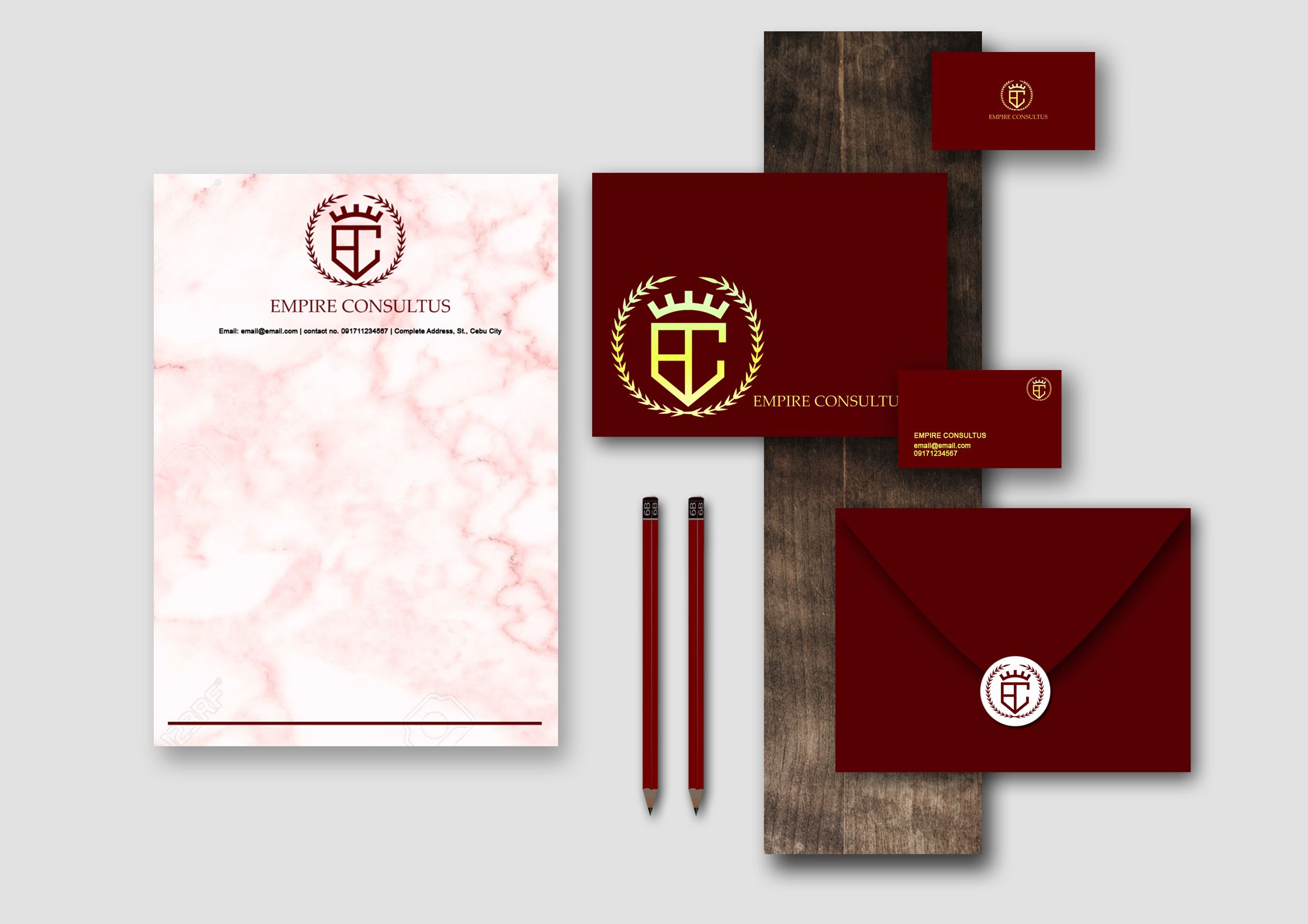 CORPORATE MOCK UP AND COLLATERALS DESIGN by Jennifer Misterio at ...