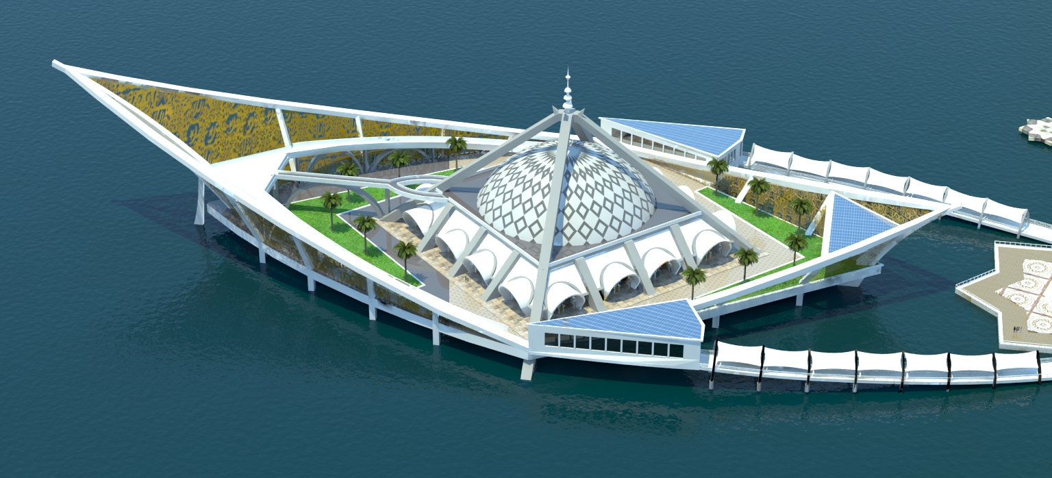The first winner of the floating mosque contest by Duddy Fajriansyah at ...