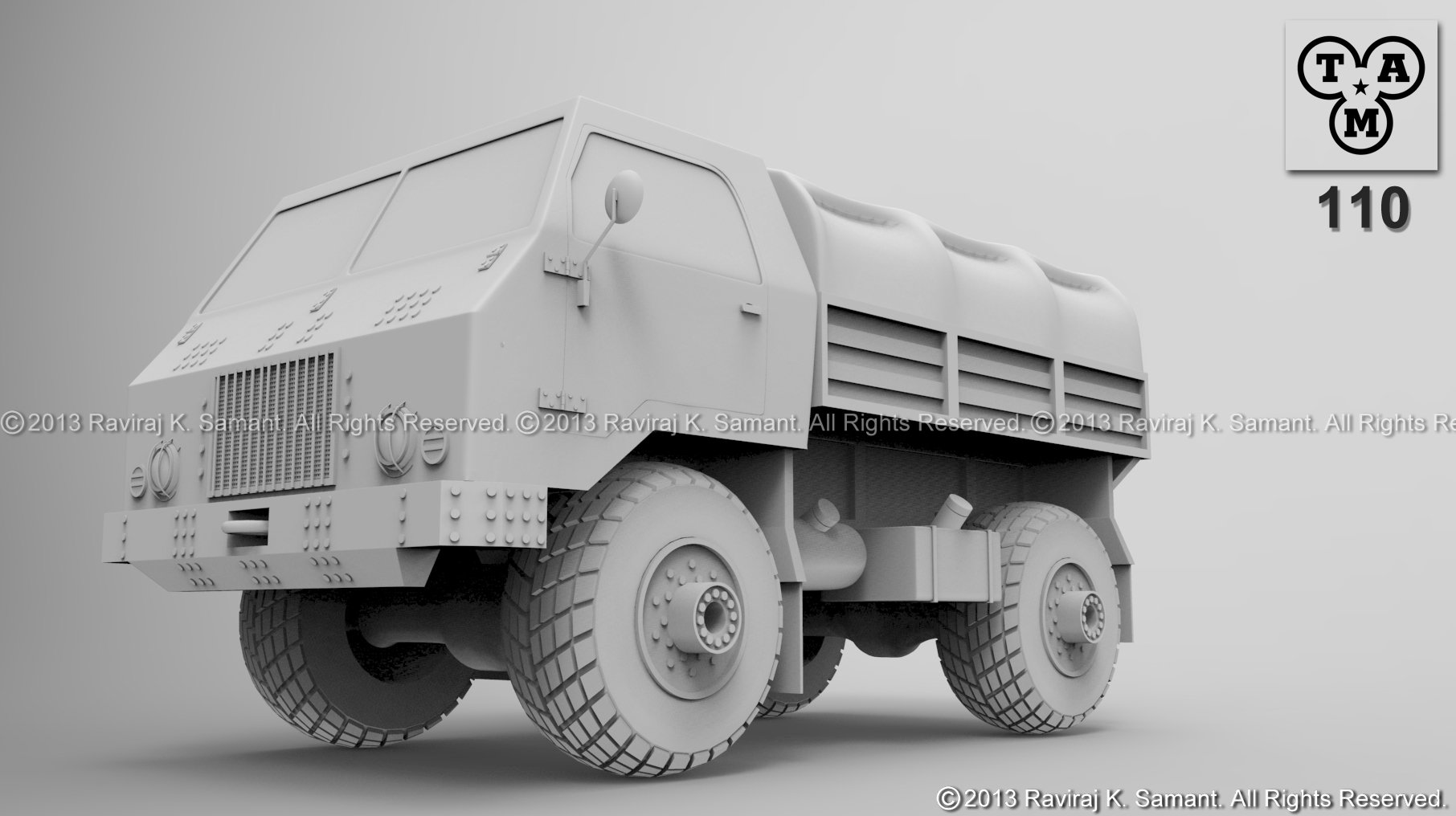 TAM 110 Army Truck by Raviraj Samant at Coroflot.com