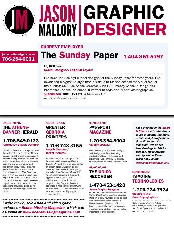 Portfolio and Resume by Jason Mallory at Coroflot.com