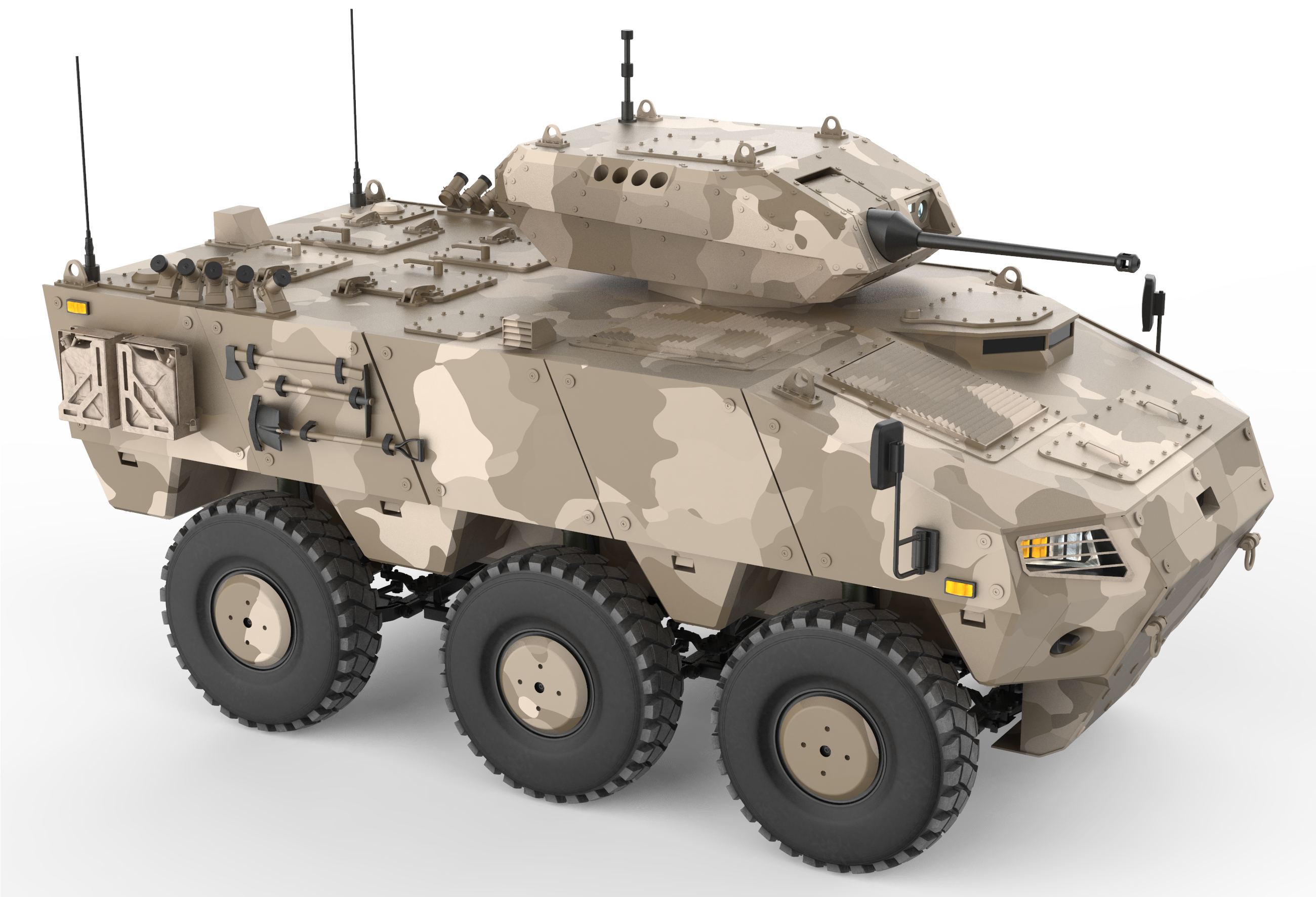 6x6 Armored Military Vehicle by arif madanoglu at Coroflot.com