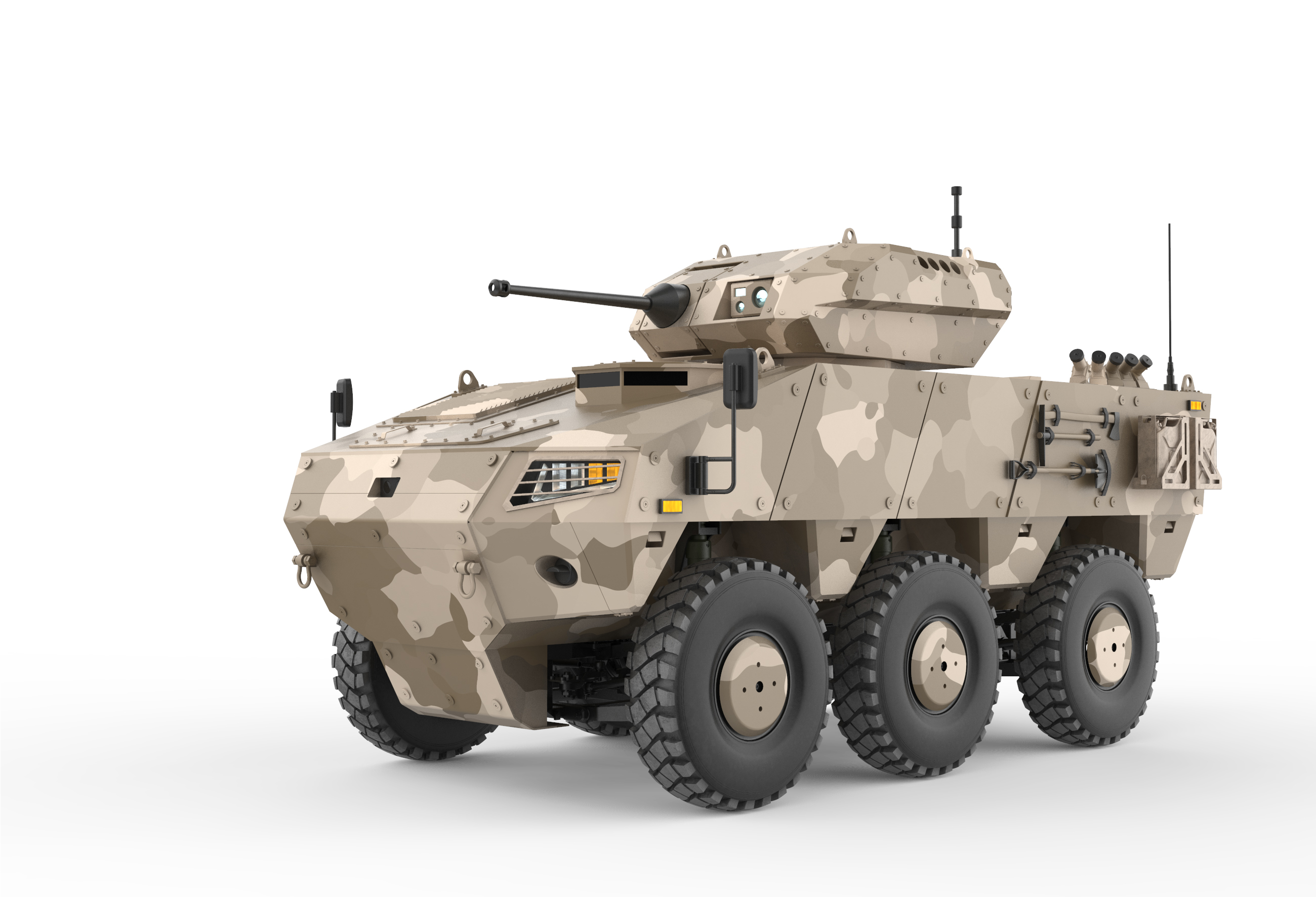 6x6 Armored Military Vehicle by arif madanoglu at Coroflot.com