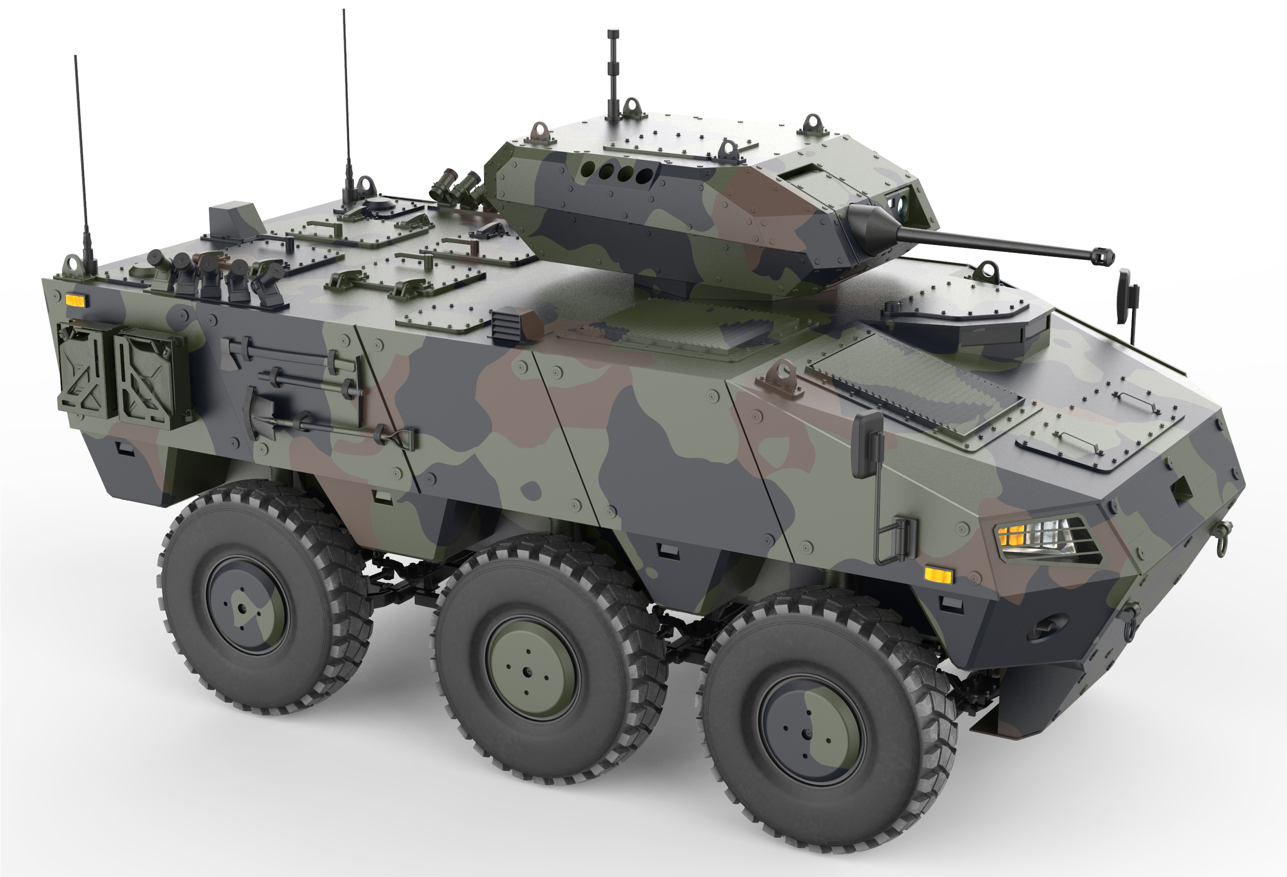 6x6 Armored Military Vehicle by arif madanoglu at Coroflot.com