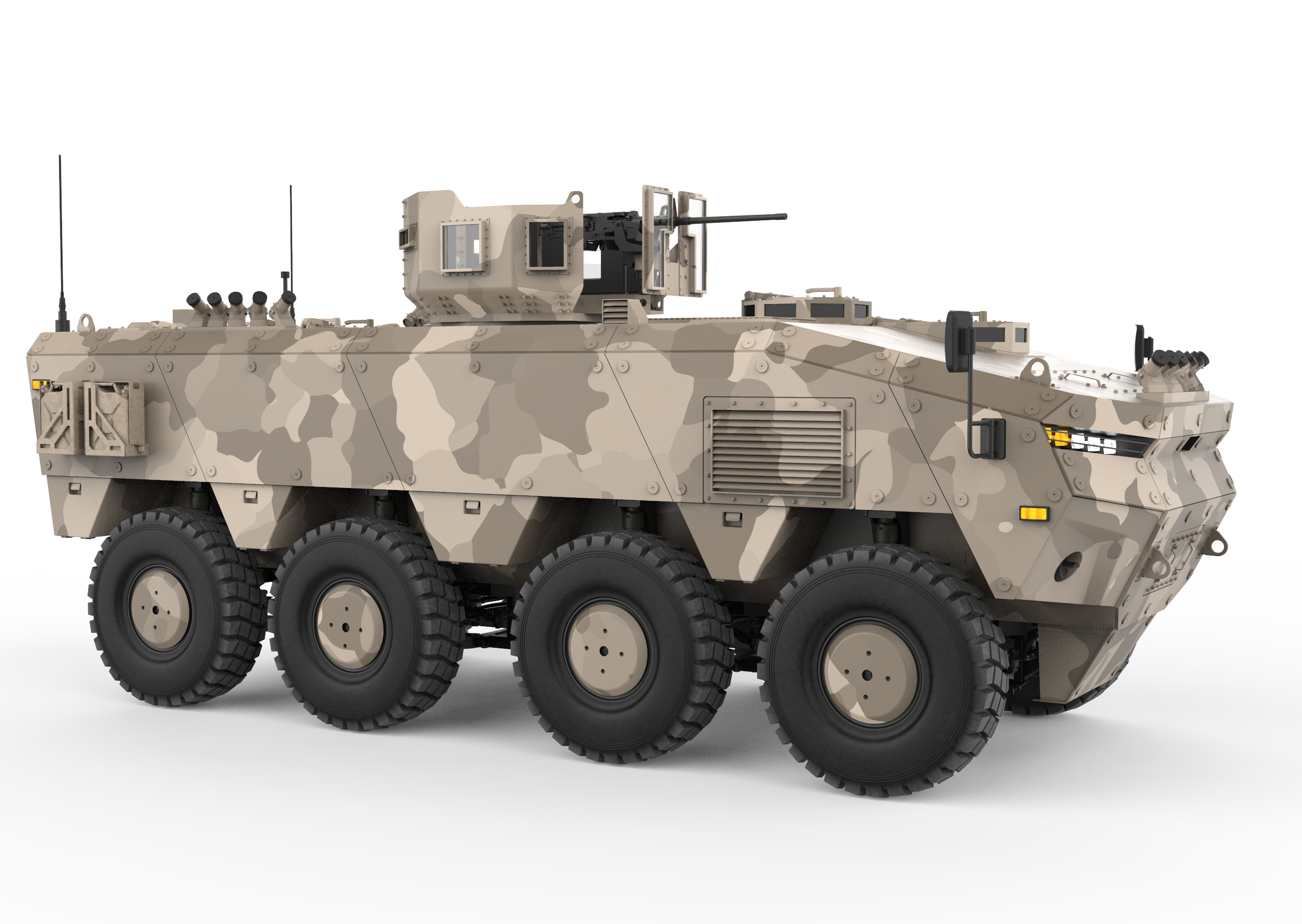 8X8 Armored Military Vehicle by arif madanoglu at Coroflot.com