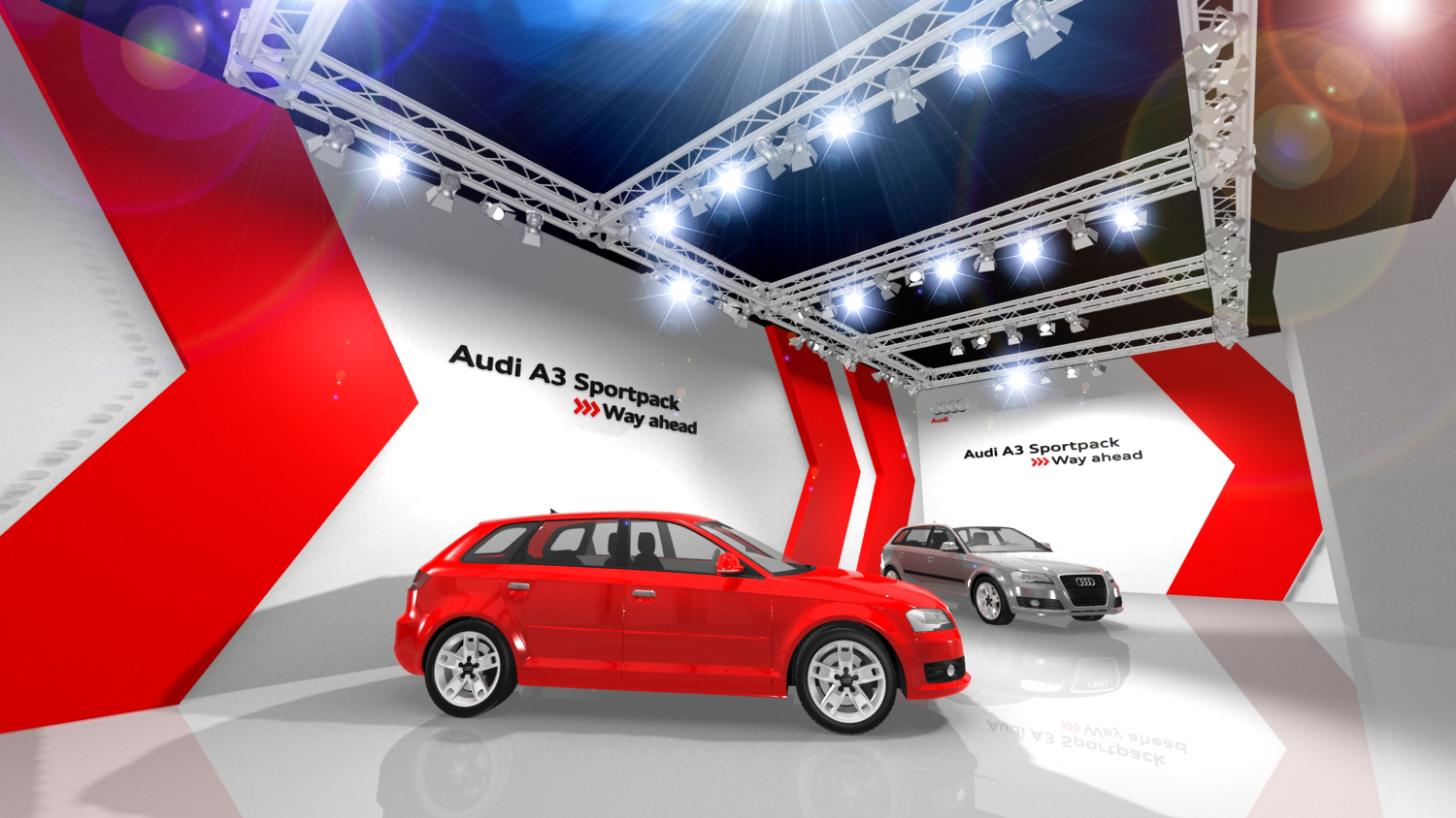 AUDI A3 SPORTBACK EVENT 2013 by stanley huang at Coroflot.com