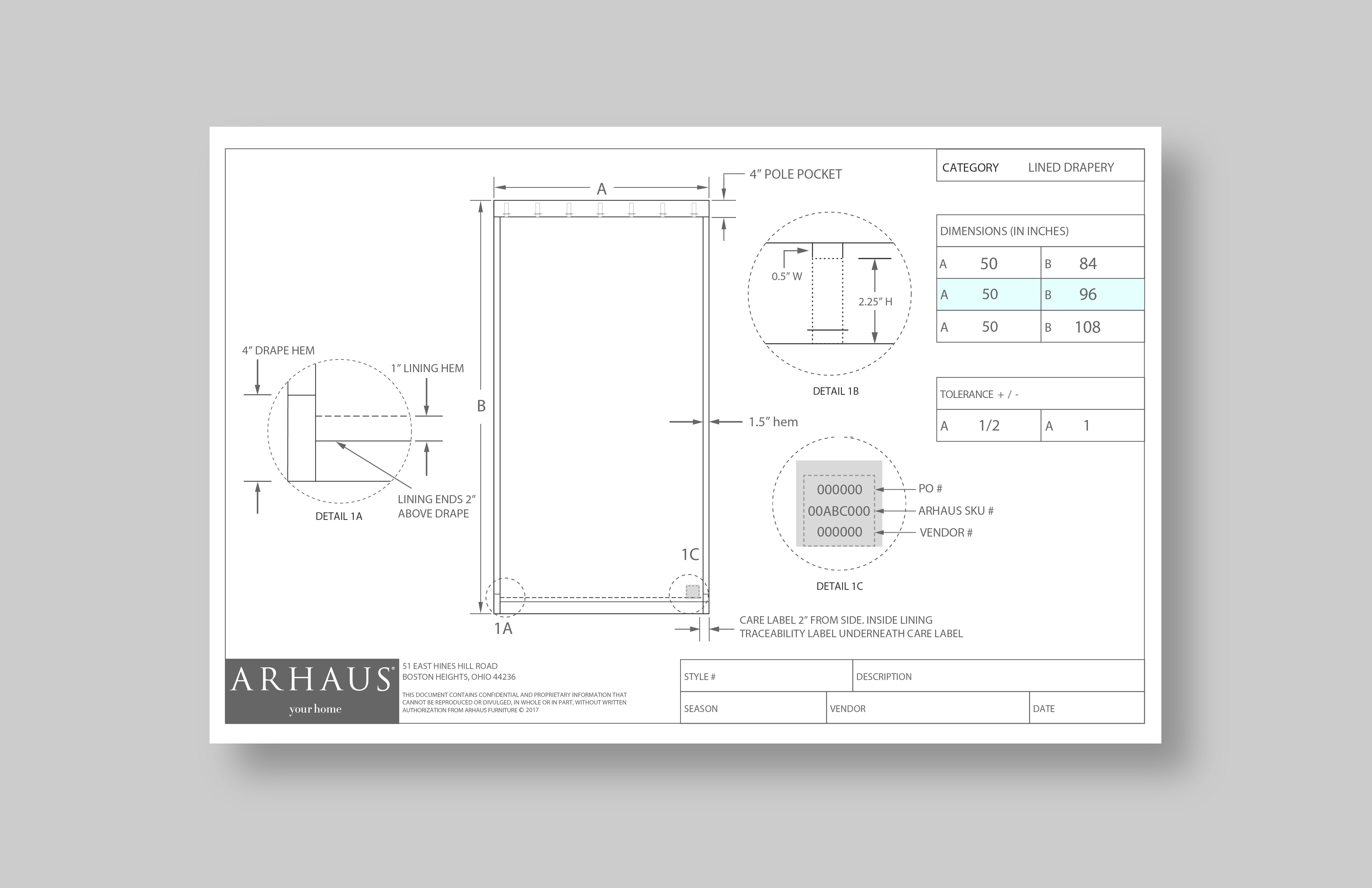 Technical / Spec drawings by Dominique Tutwiler at Coroflot.com