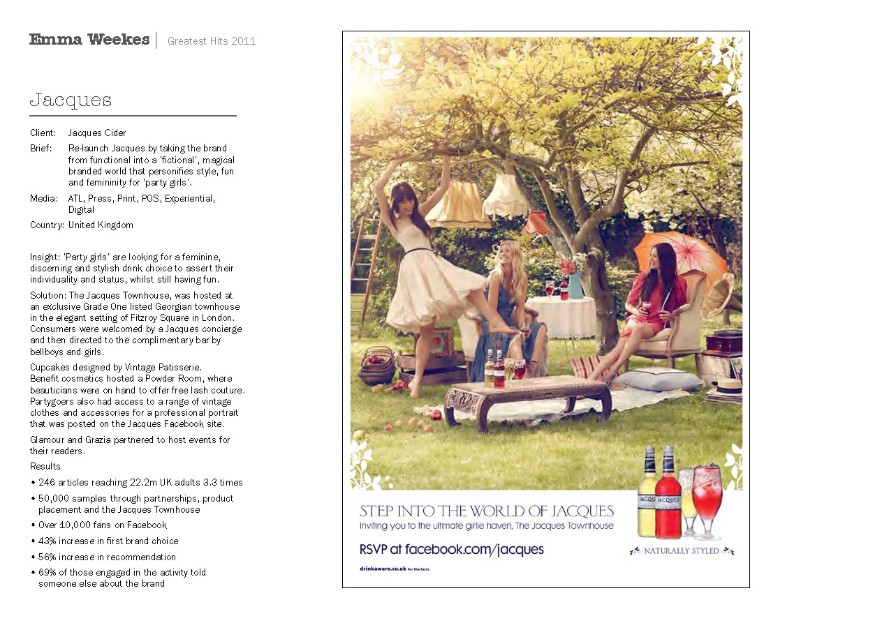 Jacques Cider by Emma Mann at Coroflot.com