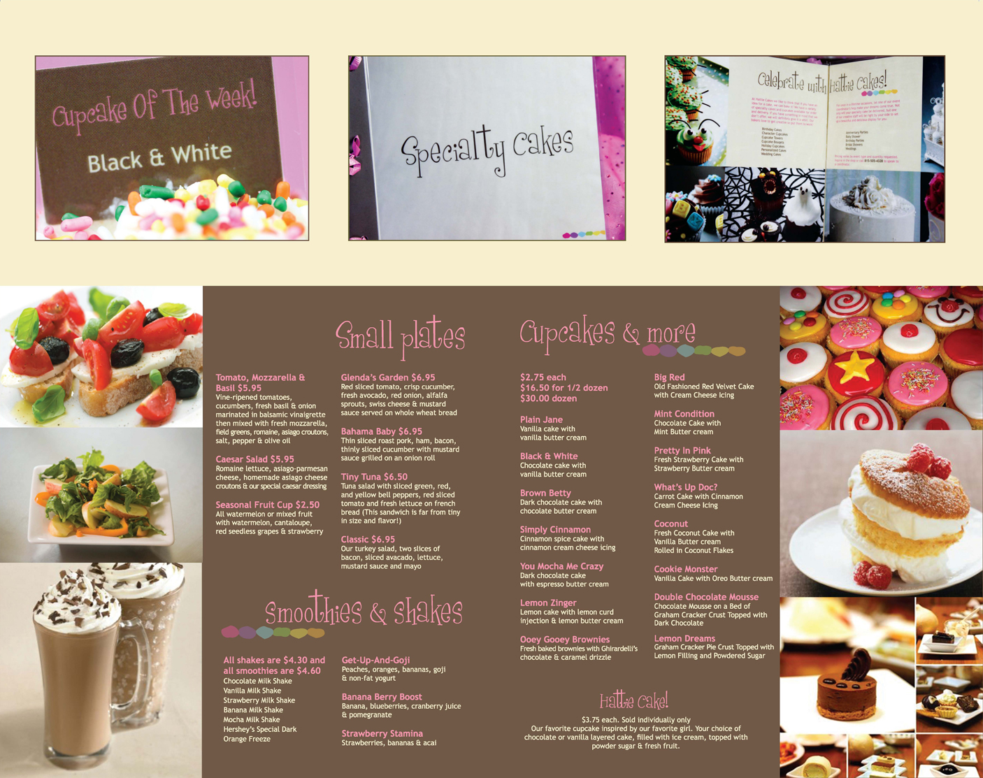 Menus by Amanda Salyers at Coroflot.com