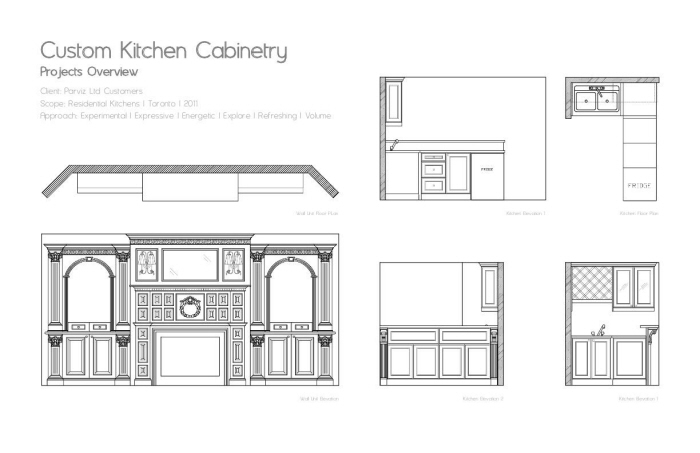 Custom Cabinetry by Athena Luo at Coroflot.com