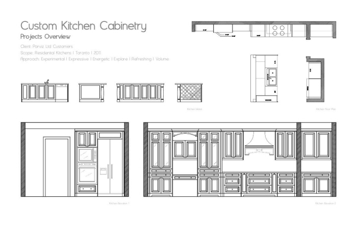 Custom Cabinetry by Athena Luo at Coroflot.com