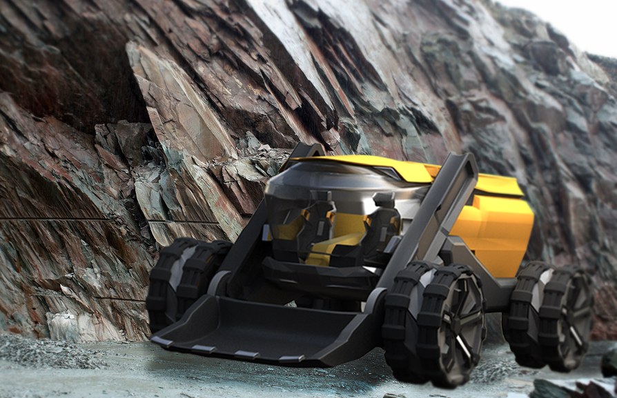 Concept Bulldozer & Truck by Zion Wu at Coroflot.com