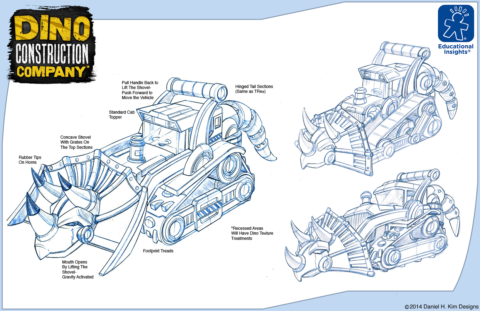 Dino Construction Company by Daniel Kim at Coroflot.com