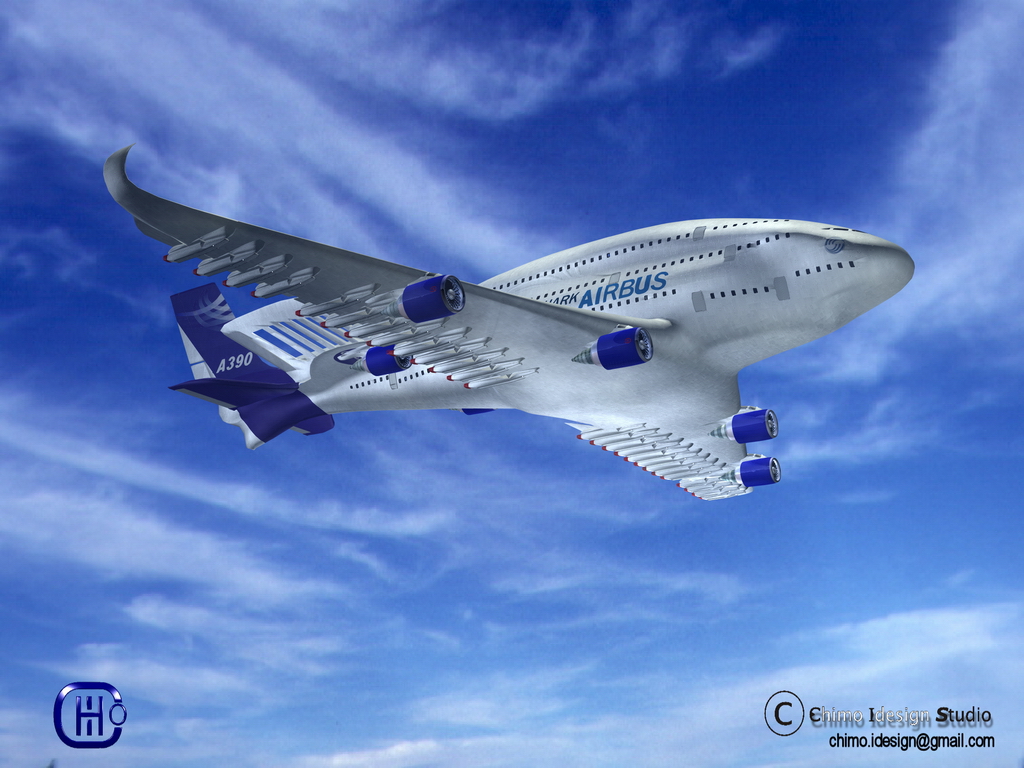 AIRBUS A390 SHARK by Joakin Sales at Coroflot.com