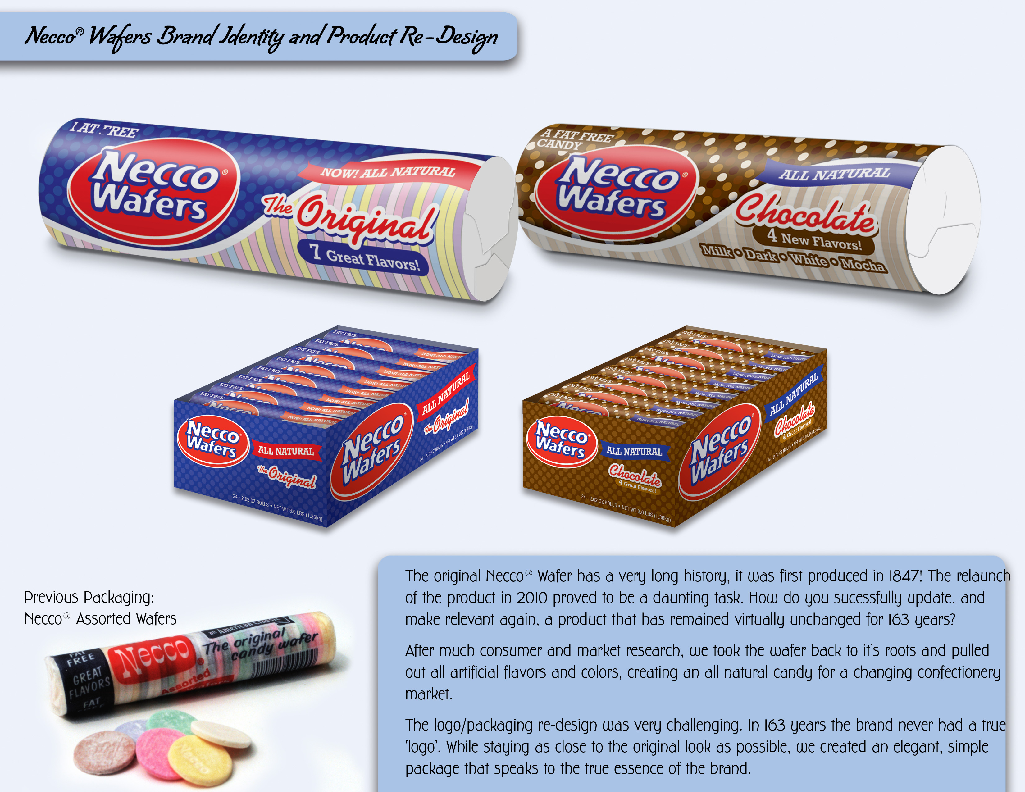 Necco Wafers Re-design by Nicole Dalton at Coroflot.com