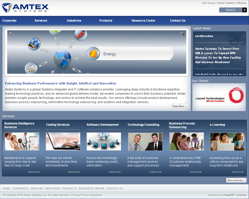 Amtex Systems by santhanam N at Coroflot.com