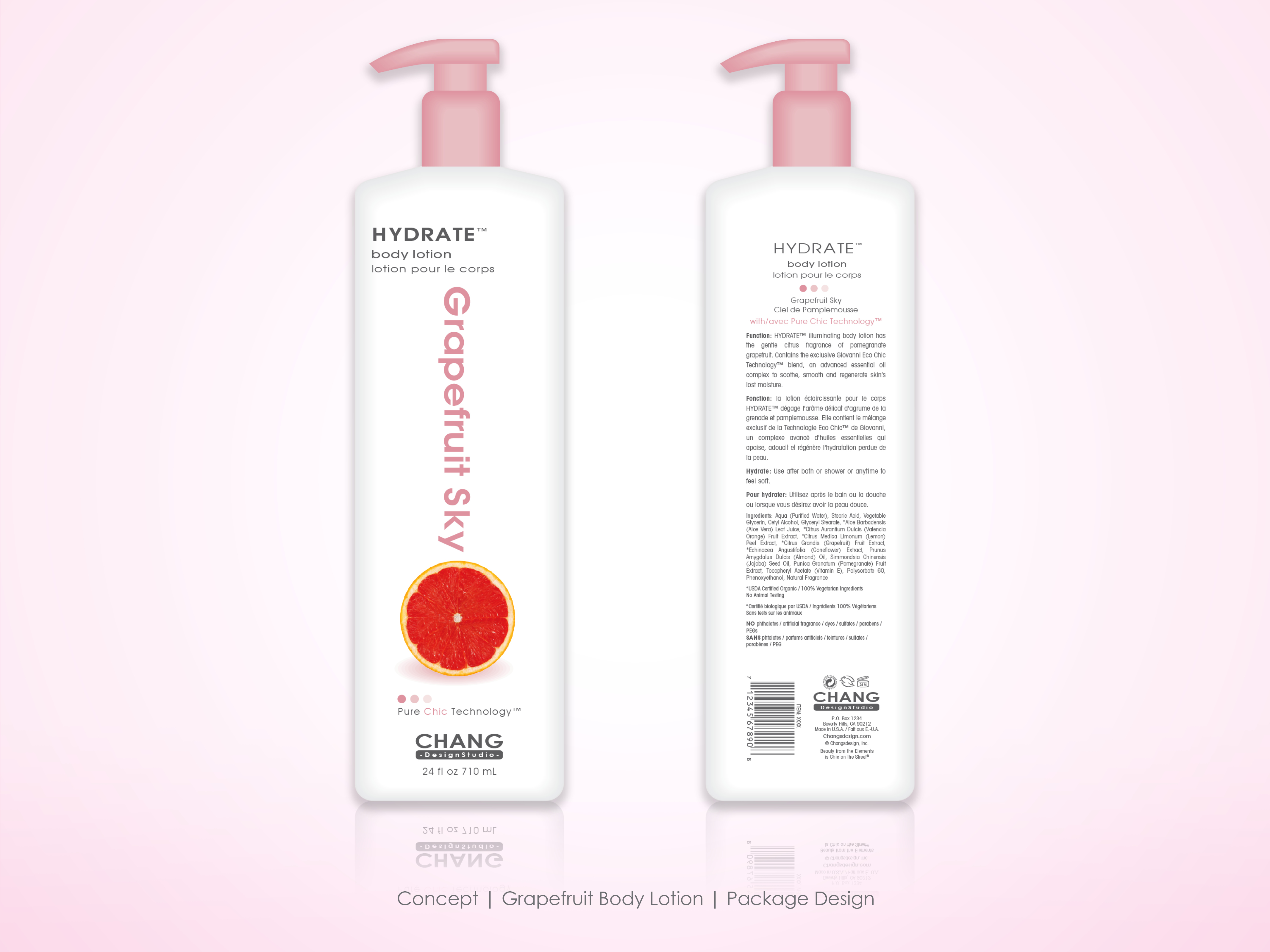 Concept Grapefruit Body Lotion Package Design by Spencer Chang at ...