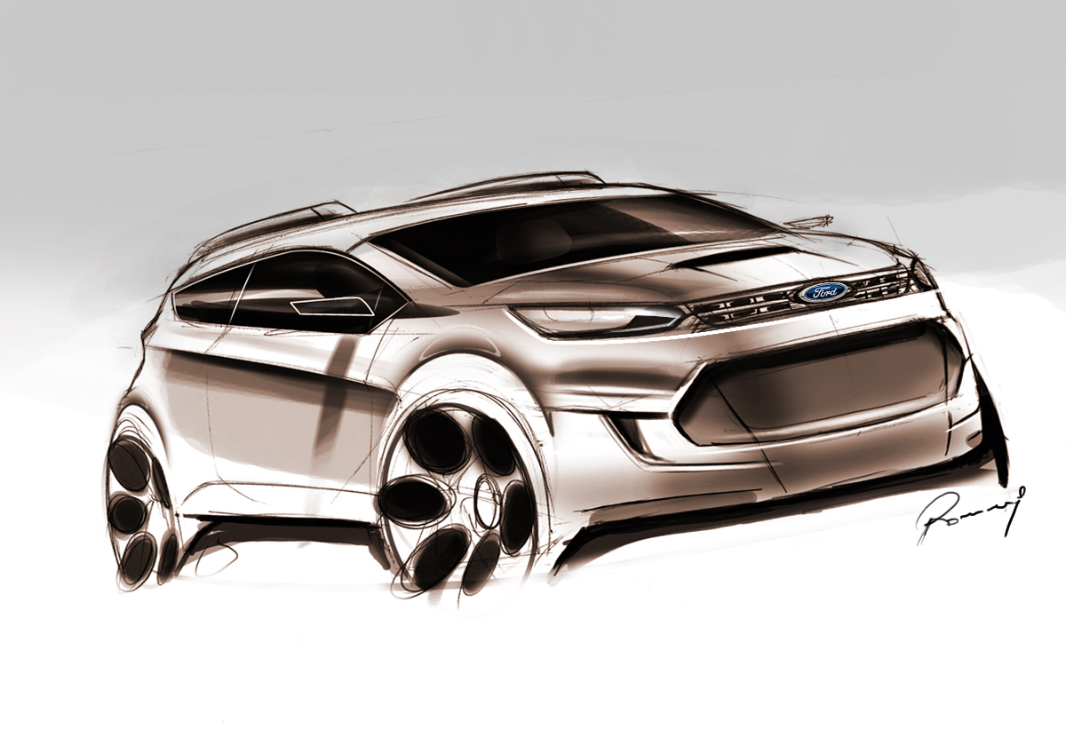 Ford sketches by Ronni Knorre at Coroflot.com